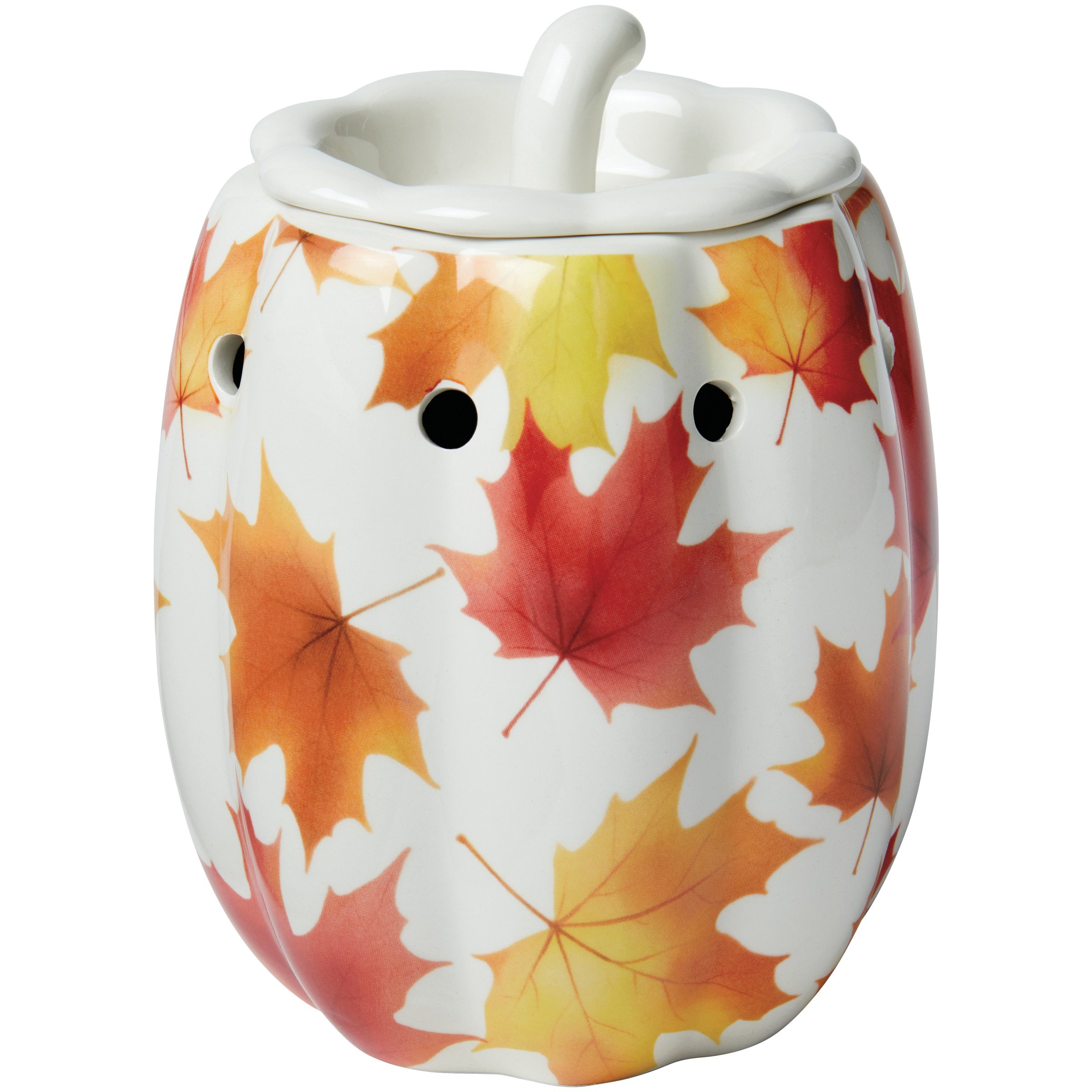 Rimports Autumn Leaves Pumpkin Shape Fall Wax Warmer - Shop Seasonal ...