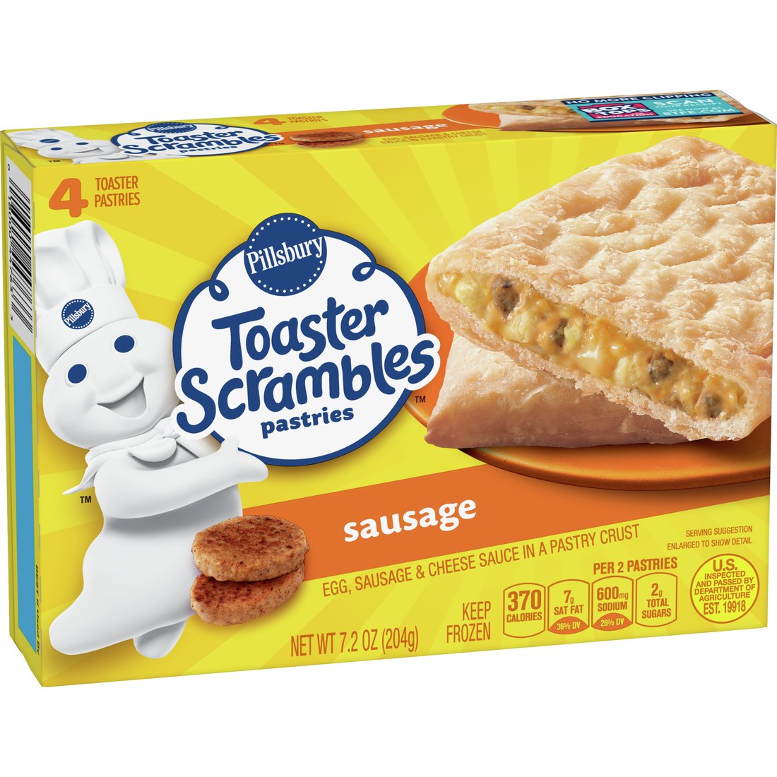 Pillsbury Sausage Toaster Scrambles - Shop Desserts & pastries at H-E-B