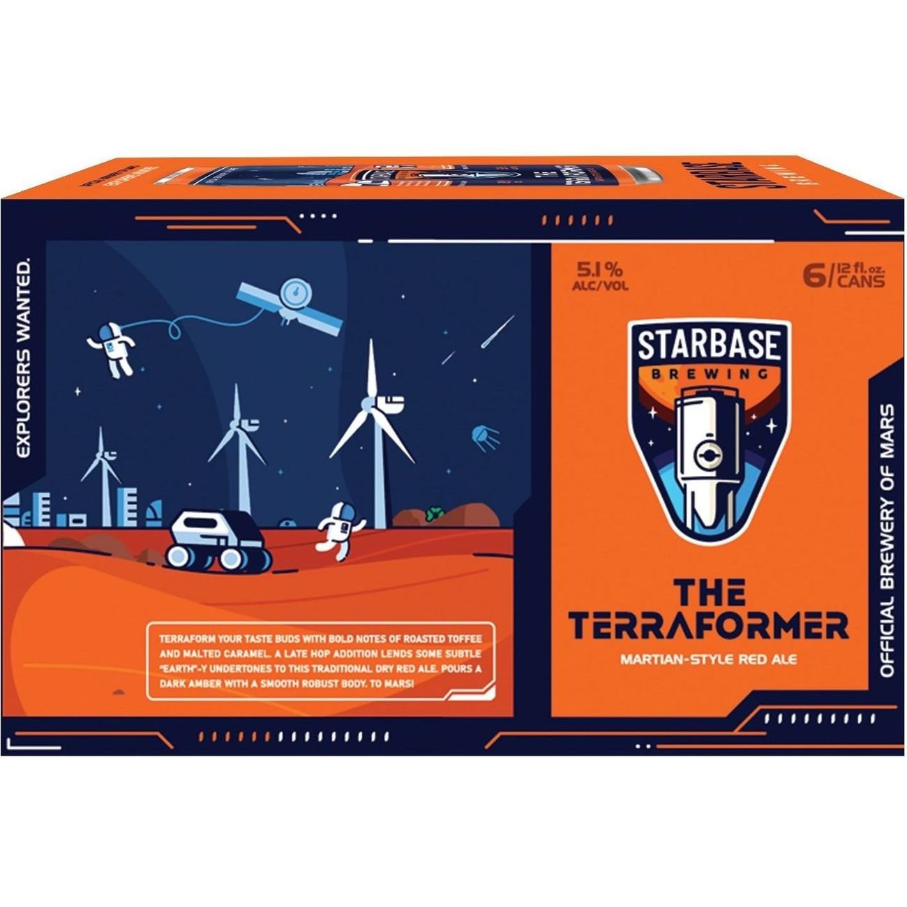 Starbase Brewing The Terraformer Red Ale Craft Beer 6 pk Cans - Shop ...