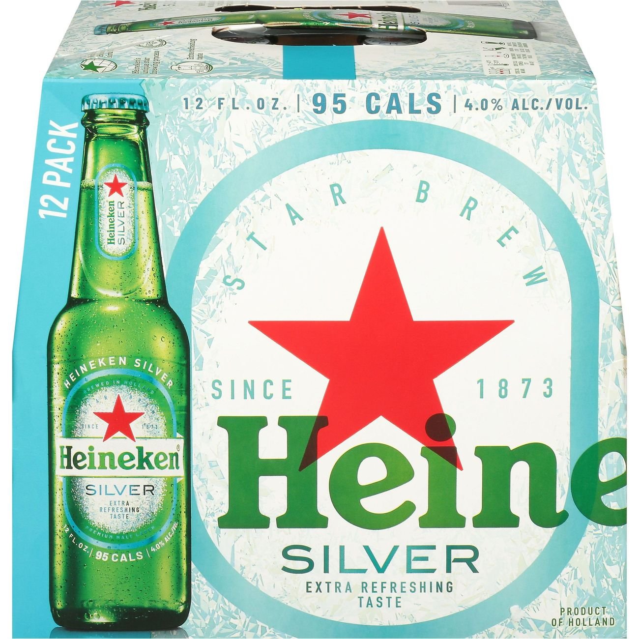 Heineken Silver Beer 12 pk Bottles - Shop Beer at H-E-B