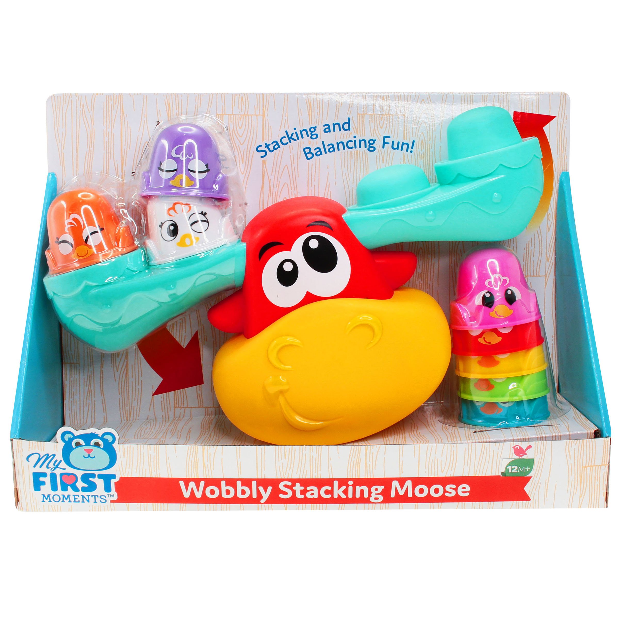 My First Moments Wobbly Stacking Moose Playset - Shop Baby Toys at H-E-B