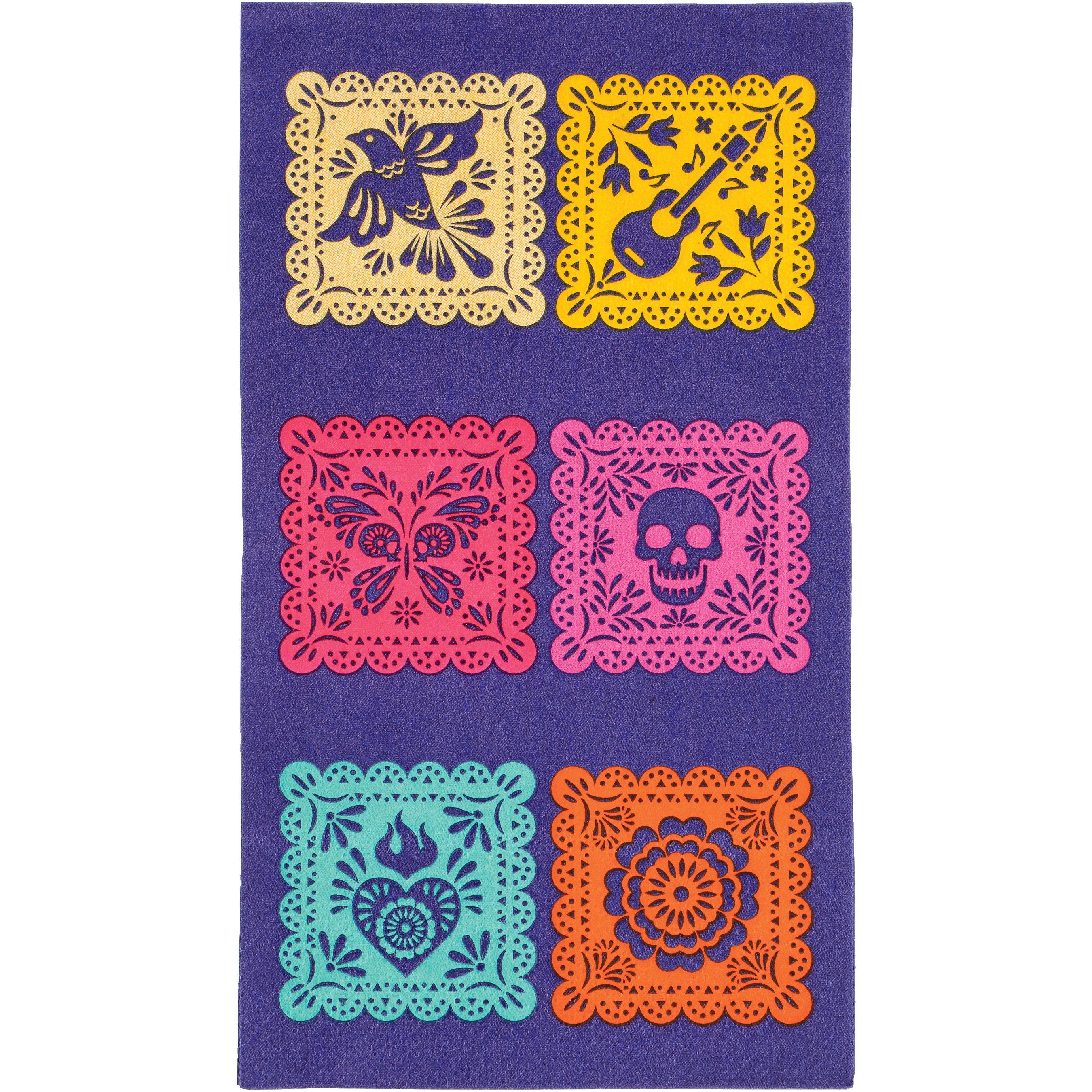 Destination Holiday Dinner Napkins - Papel Picado - Shop Napkins ...