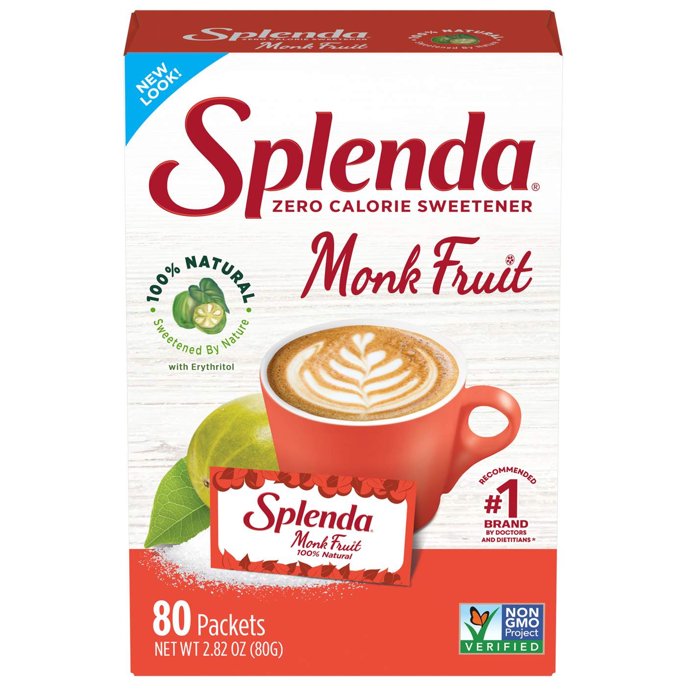 Splenda Monk Fruit Zero Calorie Sweetener Packets - Shop Sugar ...