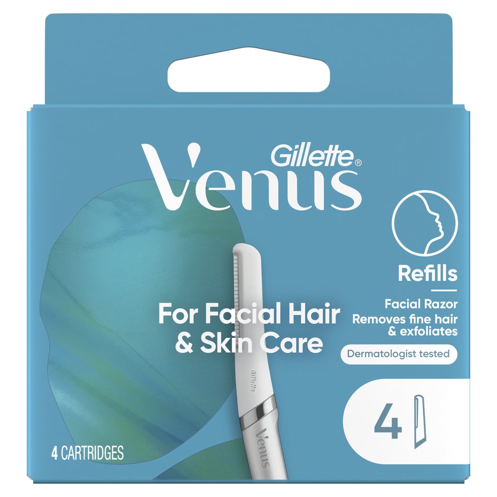 Gillette Venus Facial Dermaplaning Razor Refills - Shop Razors & blades ...