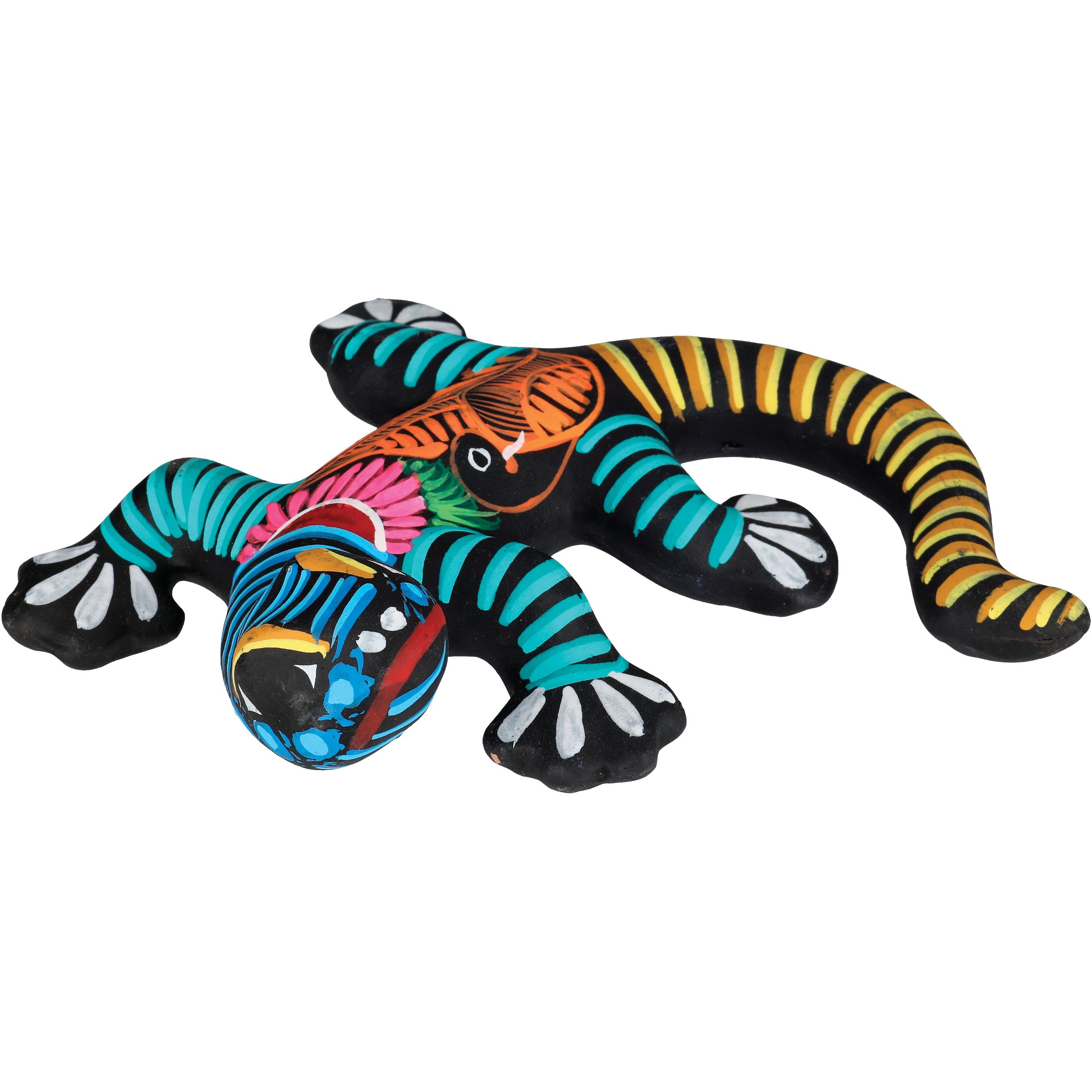 El Fandango Trading Day of the Dead Clay Lizard - Shop Seasonal decor ...
