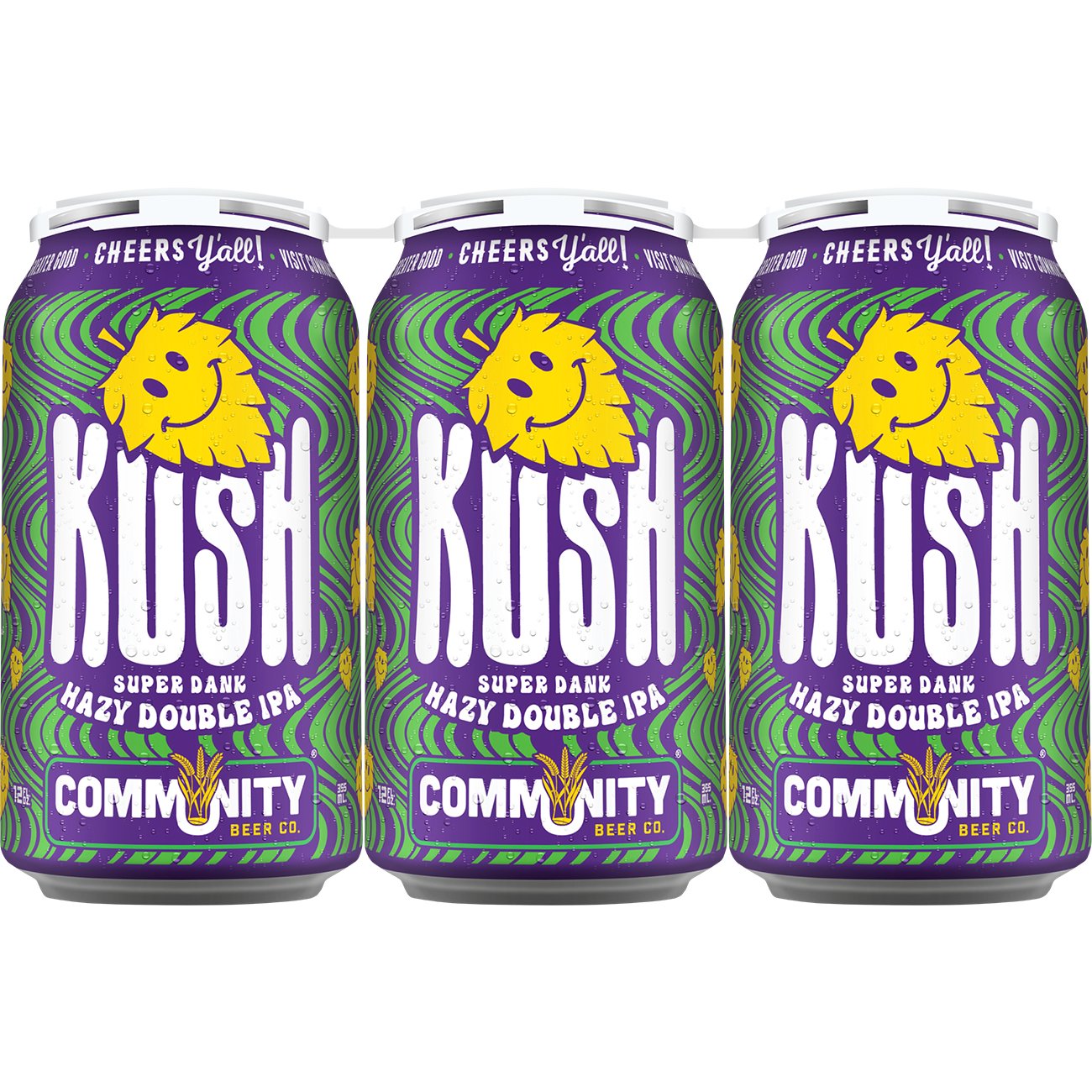 Community Beer Kush Hazy Double IPA Craft Beer 6 pk Cans - Shop Beer at ...