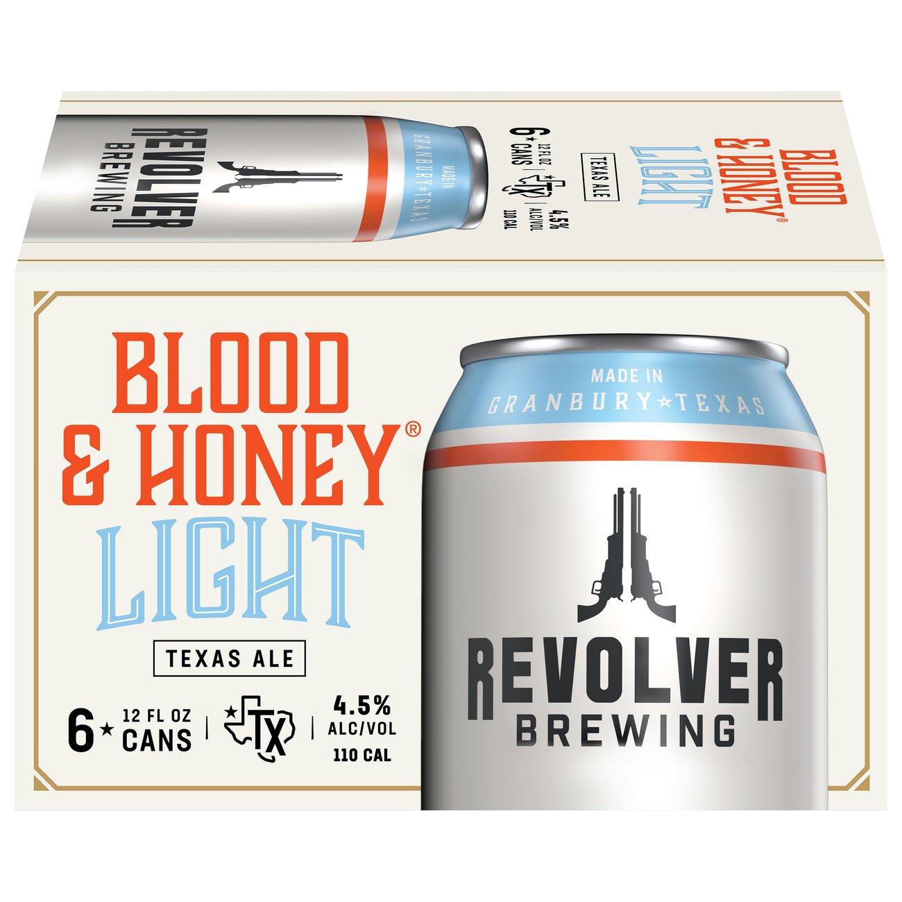 Revolver Blood & Honey Light Beer 6 pk Cans - Shop Beer at H-E-B