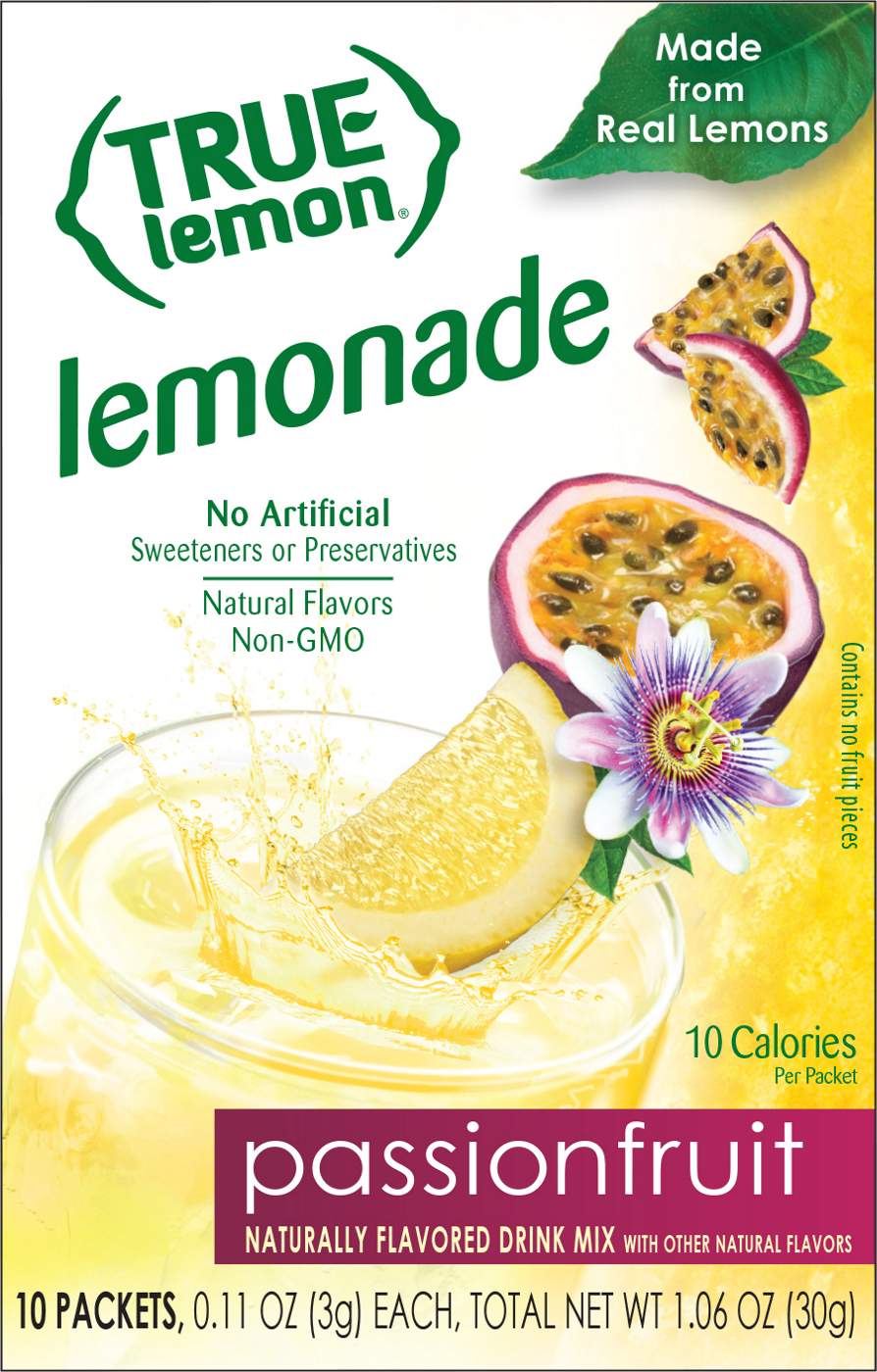True Lemon Passionfruit Lemonade Drink Mix - Shop Mixes & flavor ...