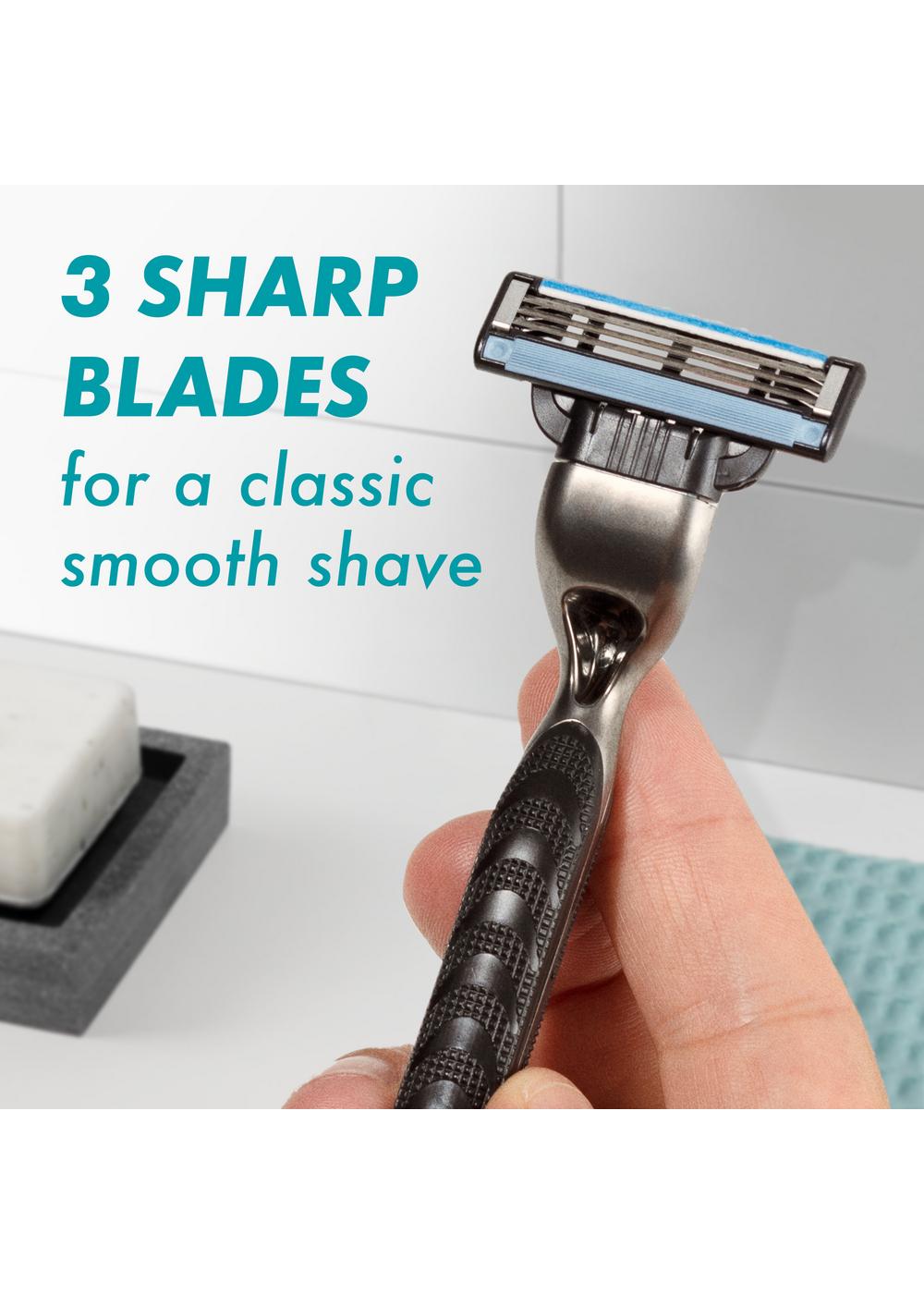 Gillette Mach3 Razor for Men, 1 Razor Handle + 6 Blade Refills - Shop ...