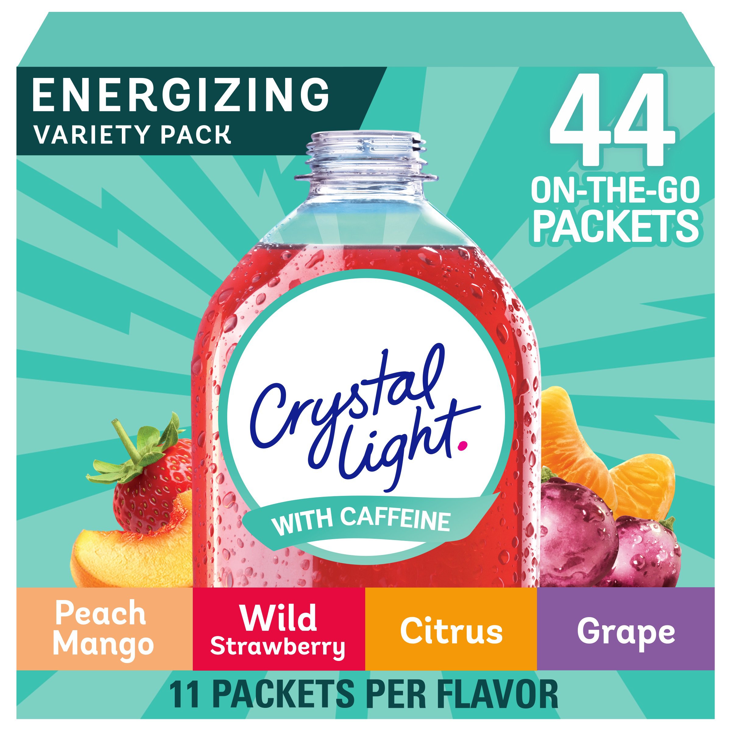 Crystal Light Energizing Drink Mix Variety Pack - Shop Mixes & flavor enhancers at H-E-B