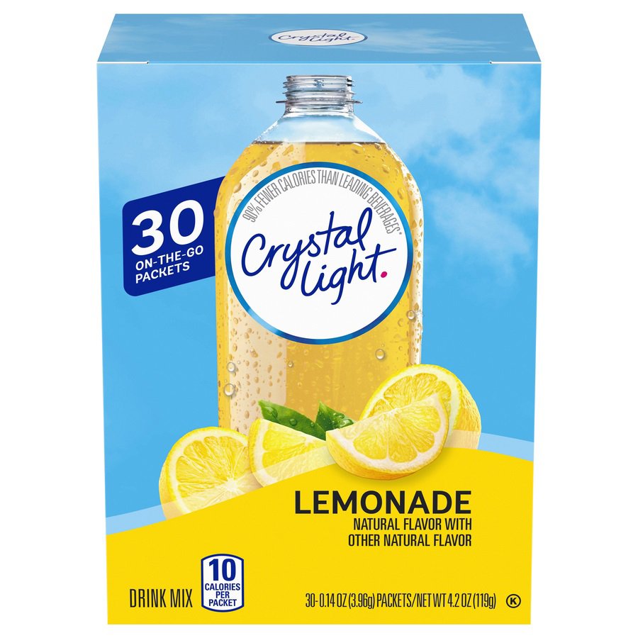 Crystal Light On the Go Drink Mix - Lemonade - Shop Mixes & flavor ...