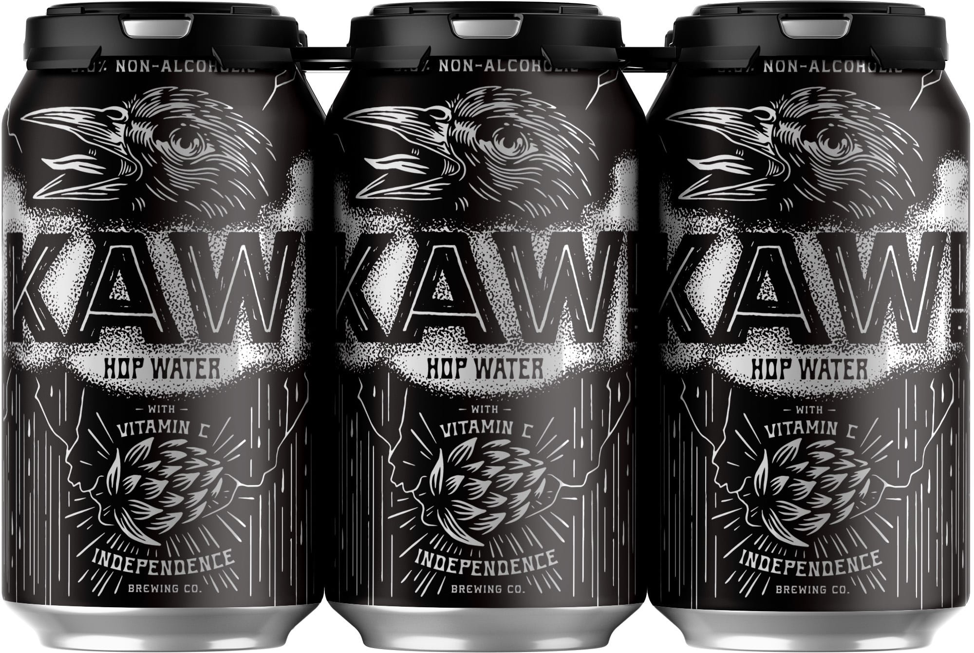 Independence Non Alcoholic KAW Hop Water 6 pk Cans - Shop Beer at H-E-B