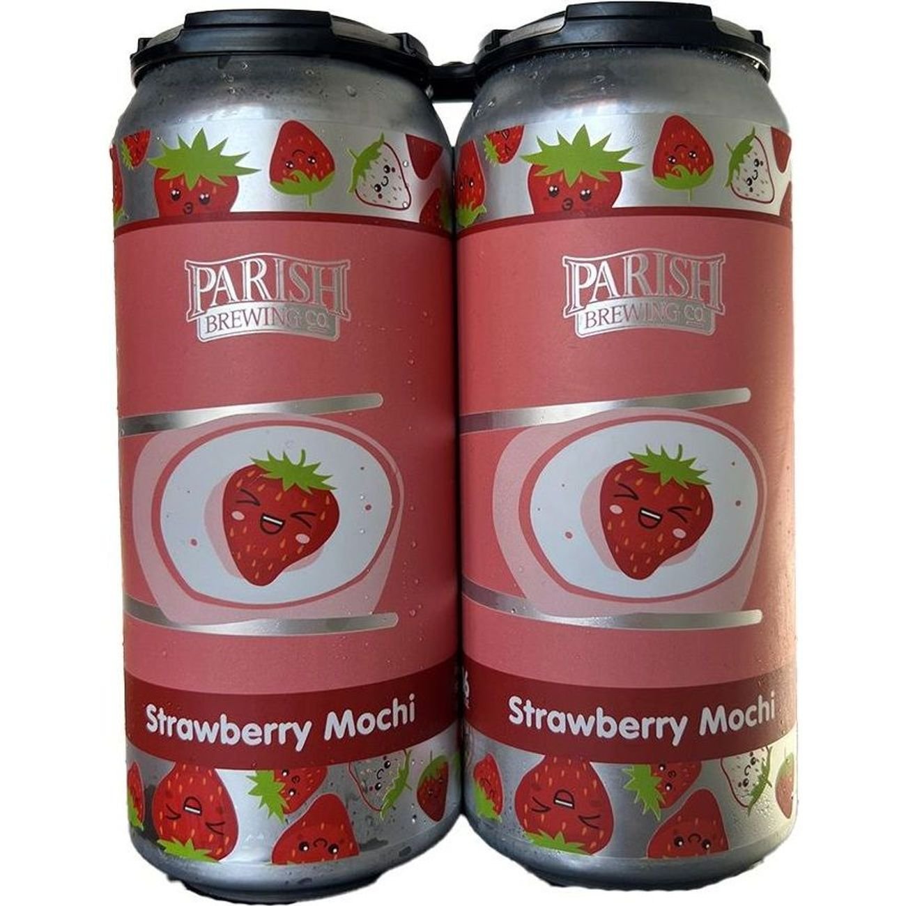Parish Brewing Strawberry Mochi Beer 4 pk Cans - Shop Beer at H-E-B