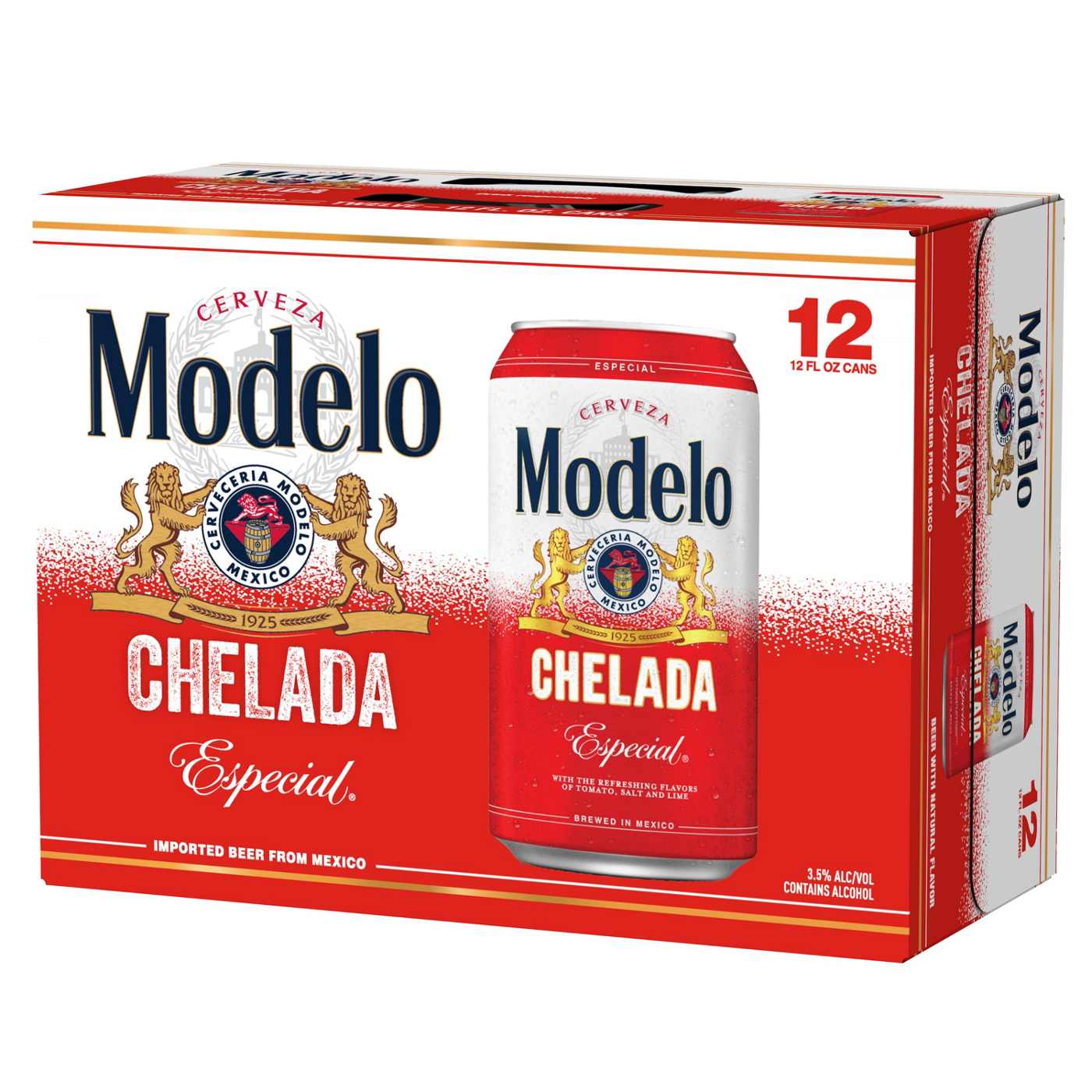 Modelo Chelada Mexican Import Flavored Beer 12 oz Cans, 12 pk - Shop ...