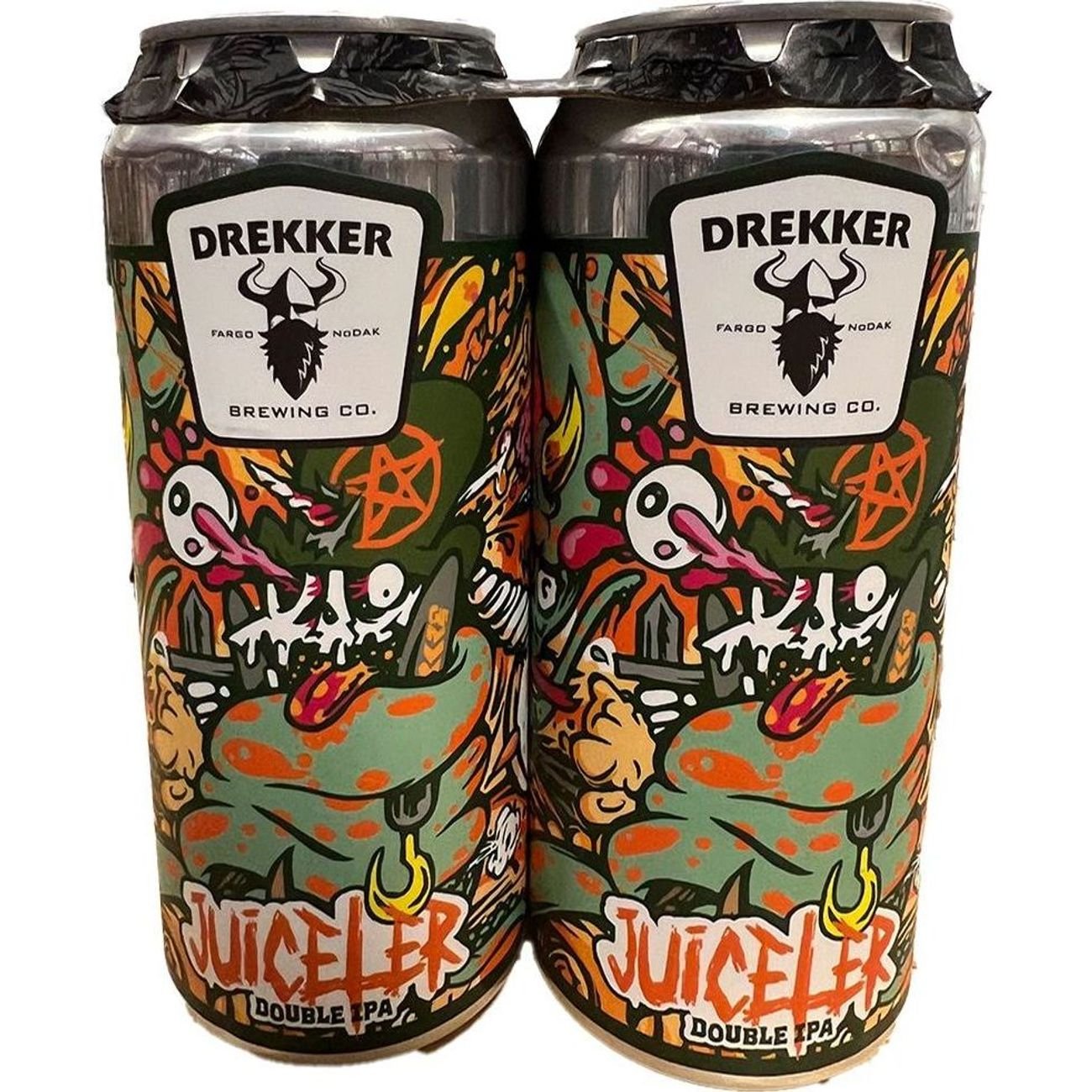 Drekker Brewing Juiceler Double IPA Craft Beer 4 pk Cans - Shop Beer at ...