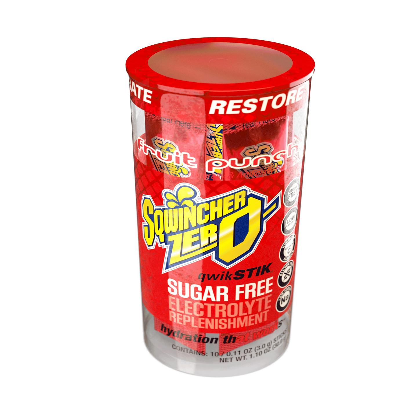 Sqwincher Qwik Stik Zero - Fruit Punch - Shop Mixes & flavor enhancers ...