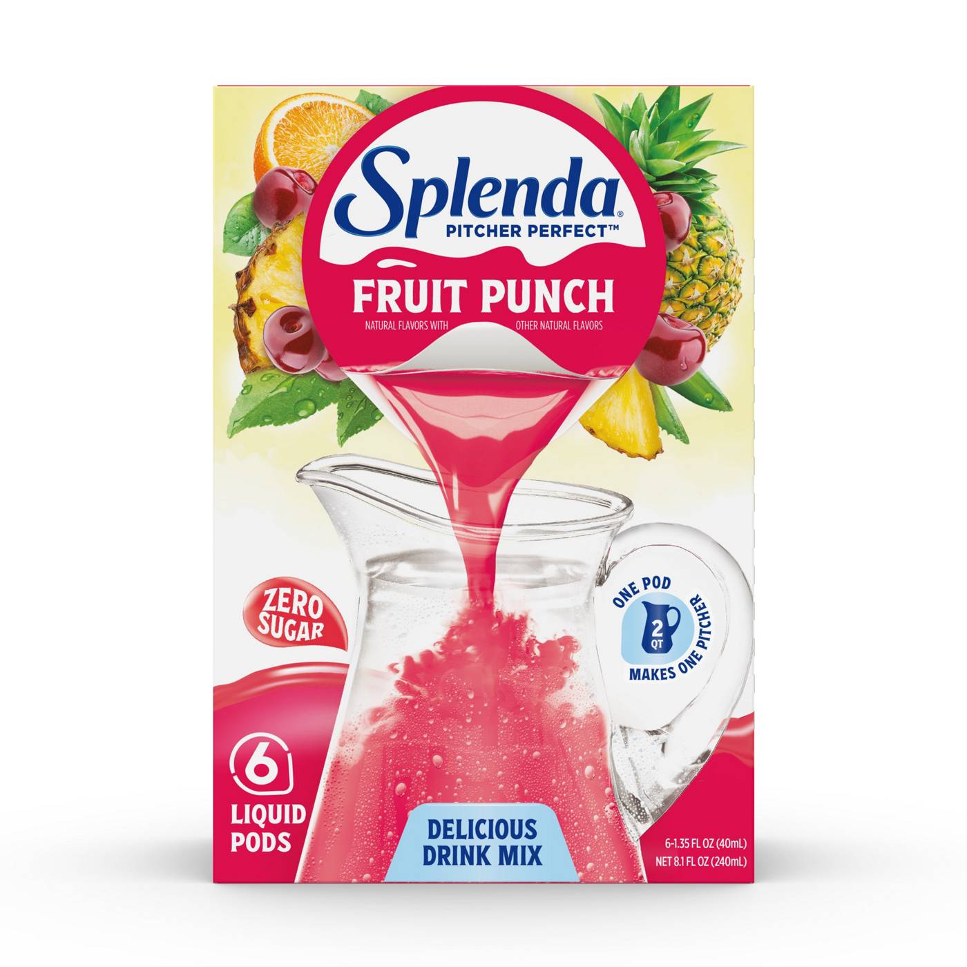 Splenda Pitcher Perfect Drink Mix - Fruit Punch - Shop Mixes & flavor ...