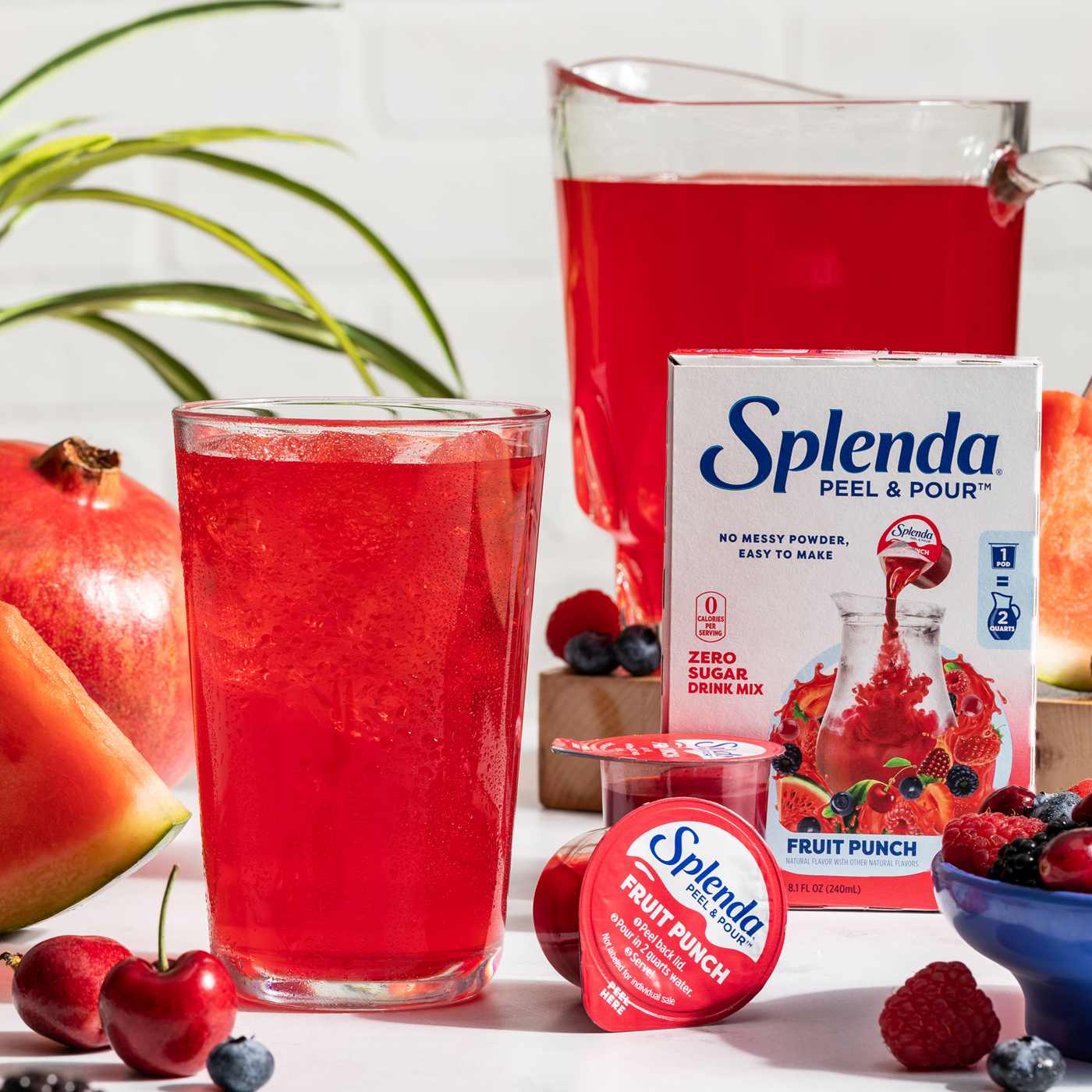 Splenda Peel & Pour Drink Mix - Fruit Punch - Shop Mixes & Flavor ...