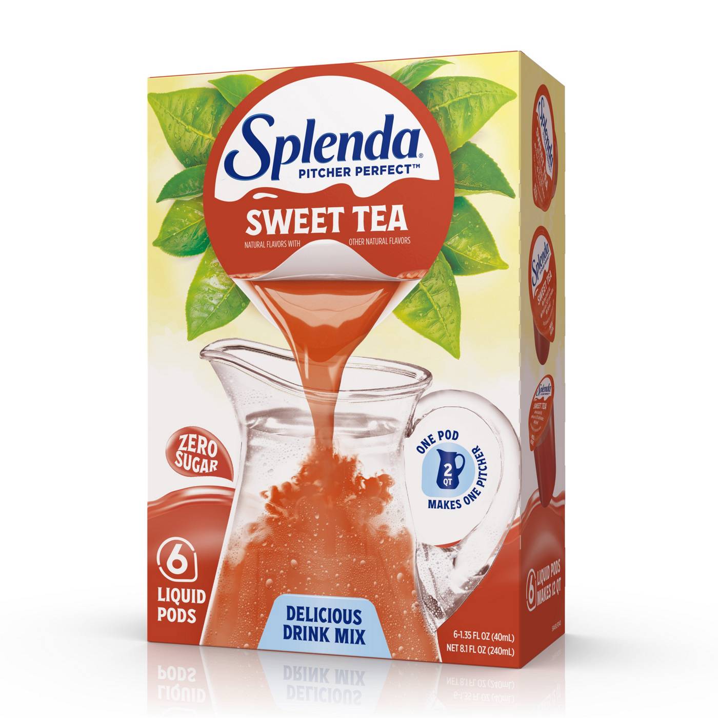 Splenda Peel & Pour Pitcher Perfect Drink Mix - Sweet Tea - Shop Mixes ...