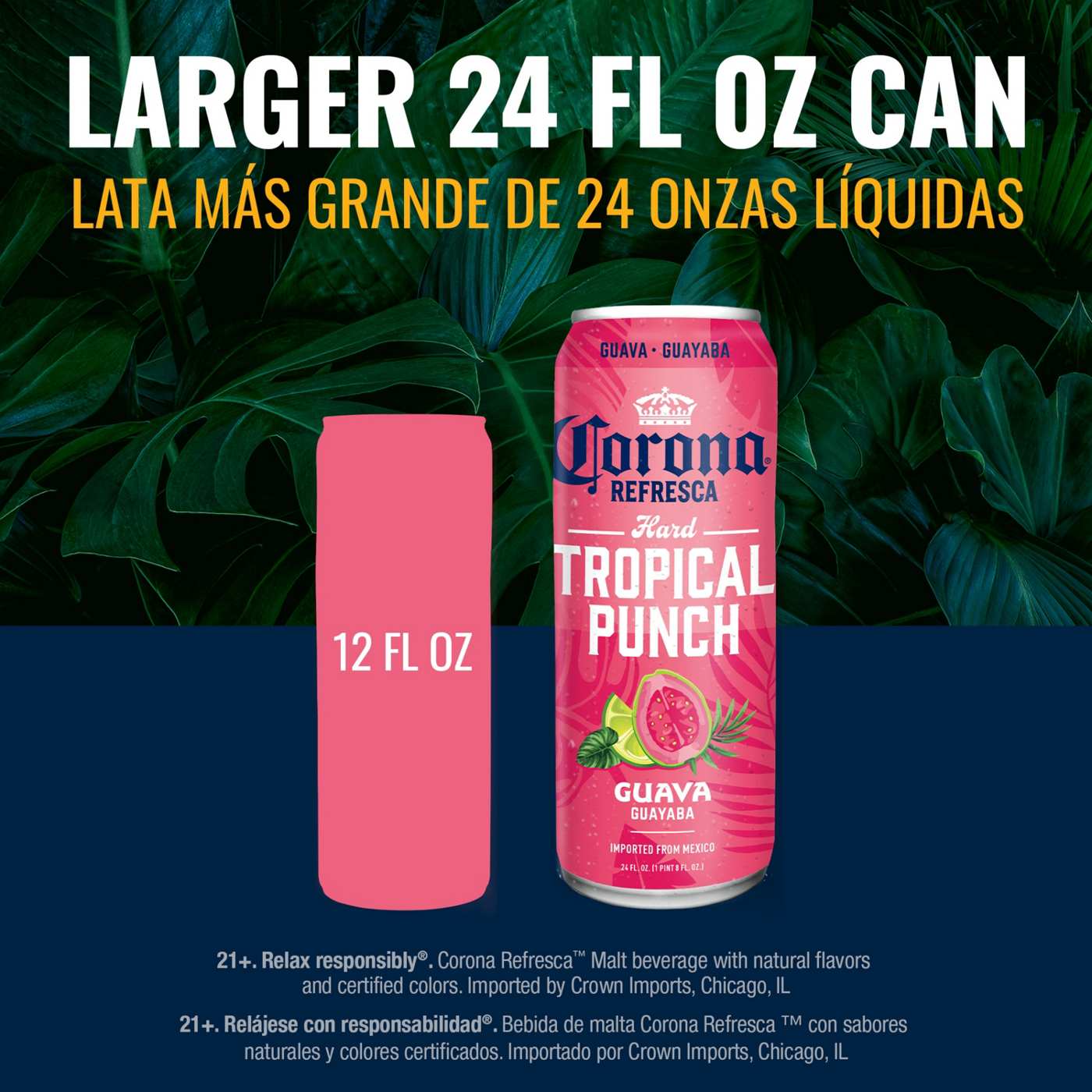Corona Refresca Hard Tropical Punch Guava 24 oz Can - Shop Beer at H-E-B