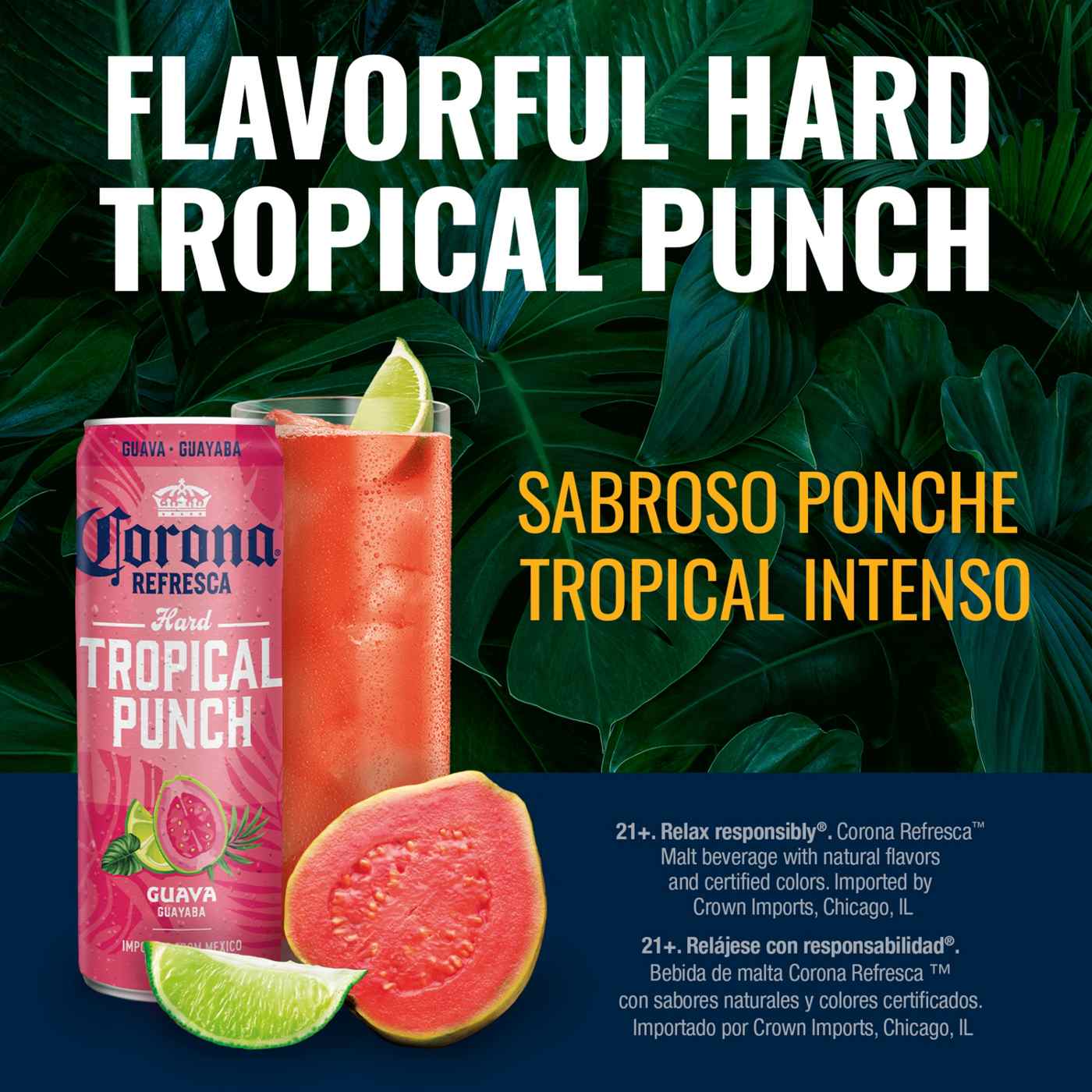 Corona Refresca Hard Tropical Punch Guava 24 oz Can - Shop Beer at H-E-B