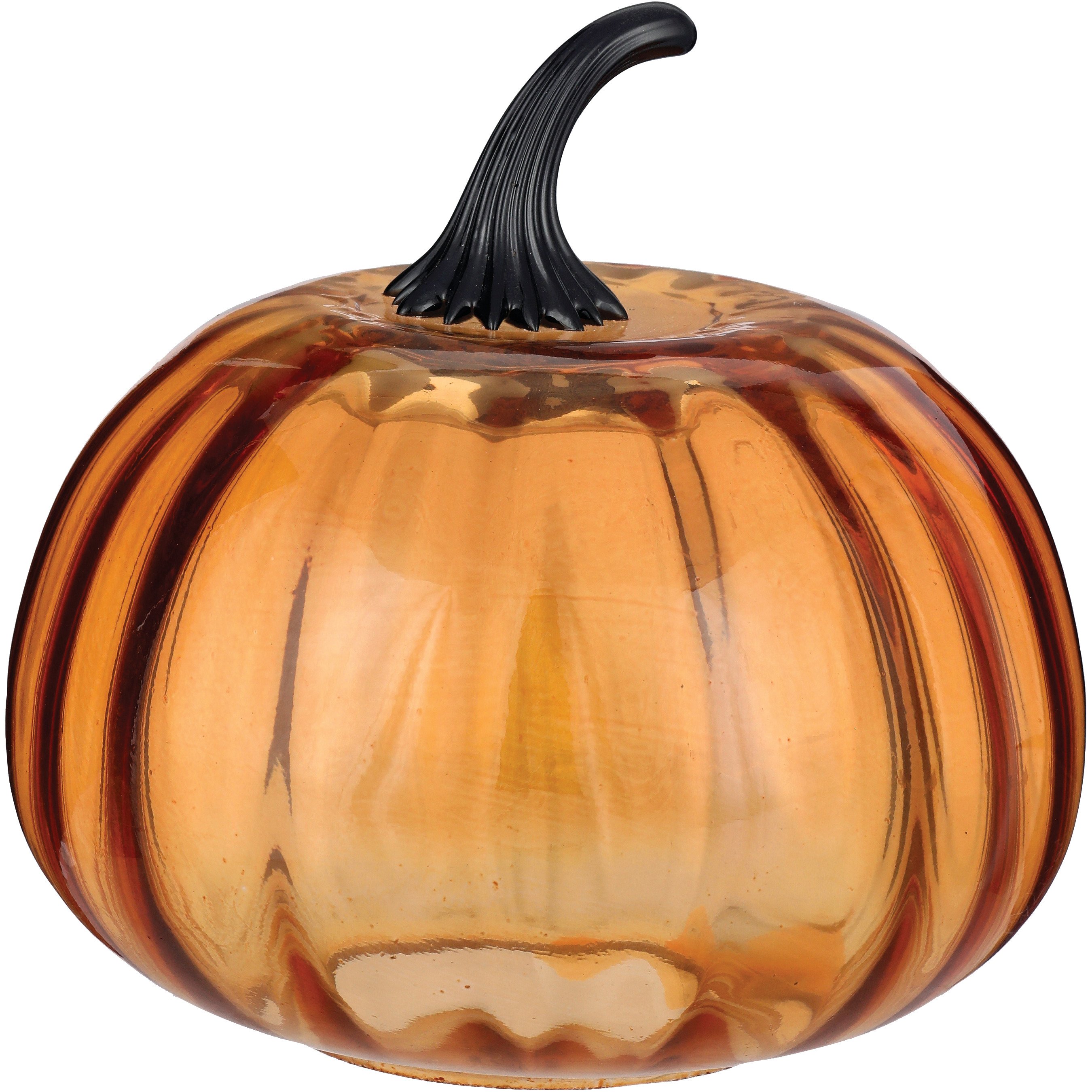 Destination Holiday Fall Decorative Glass Pumpkin - Shop Seasonal decor ...