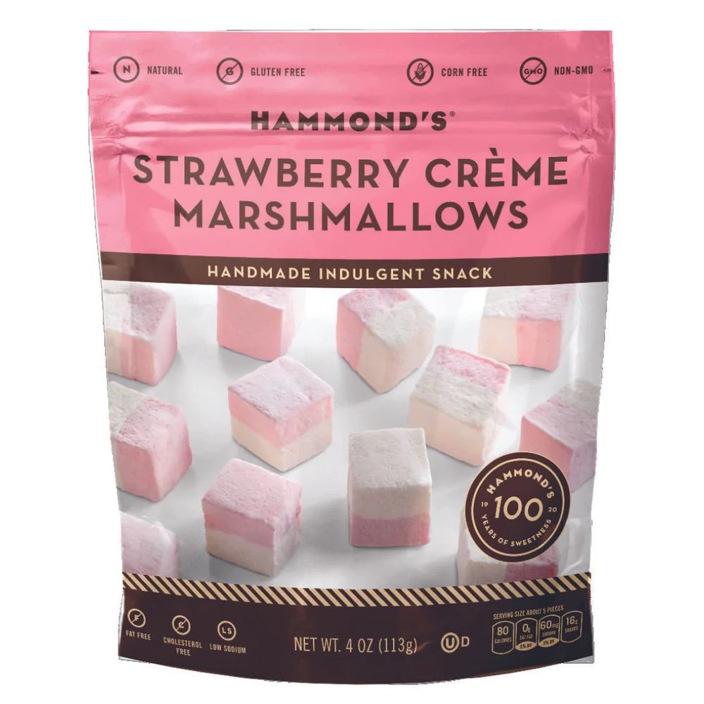 Hammond's Valentine's Day Strawberry Creme Marshmallow, 4 oz | Central ...