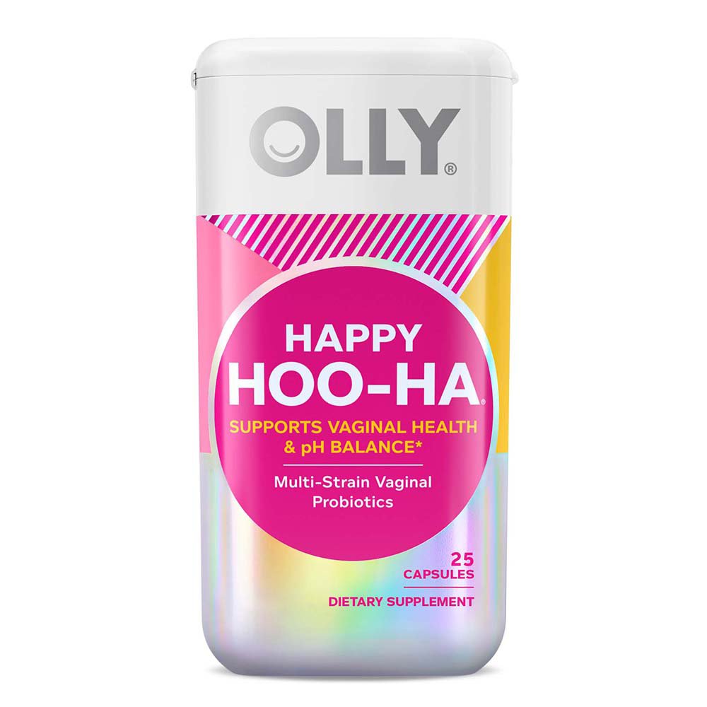 OLLY Happy Hoo-Ha Vaginal Health pH Balance 10 billion CFU Probiotic ...
