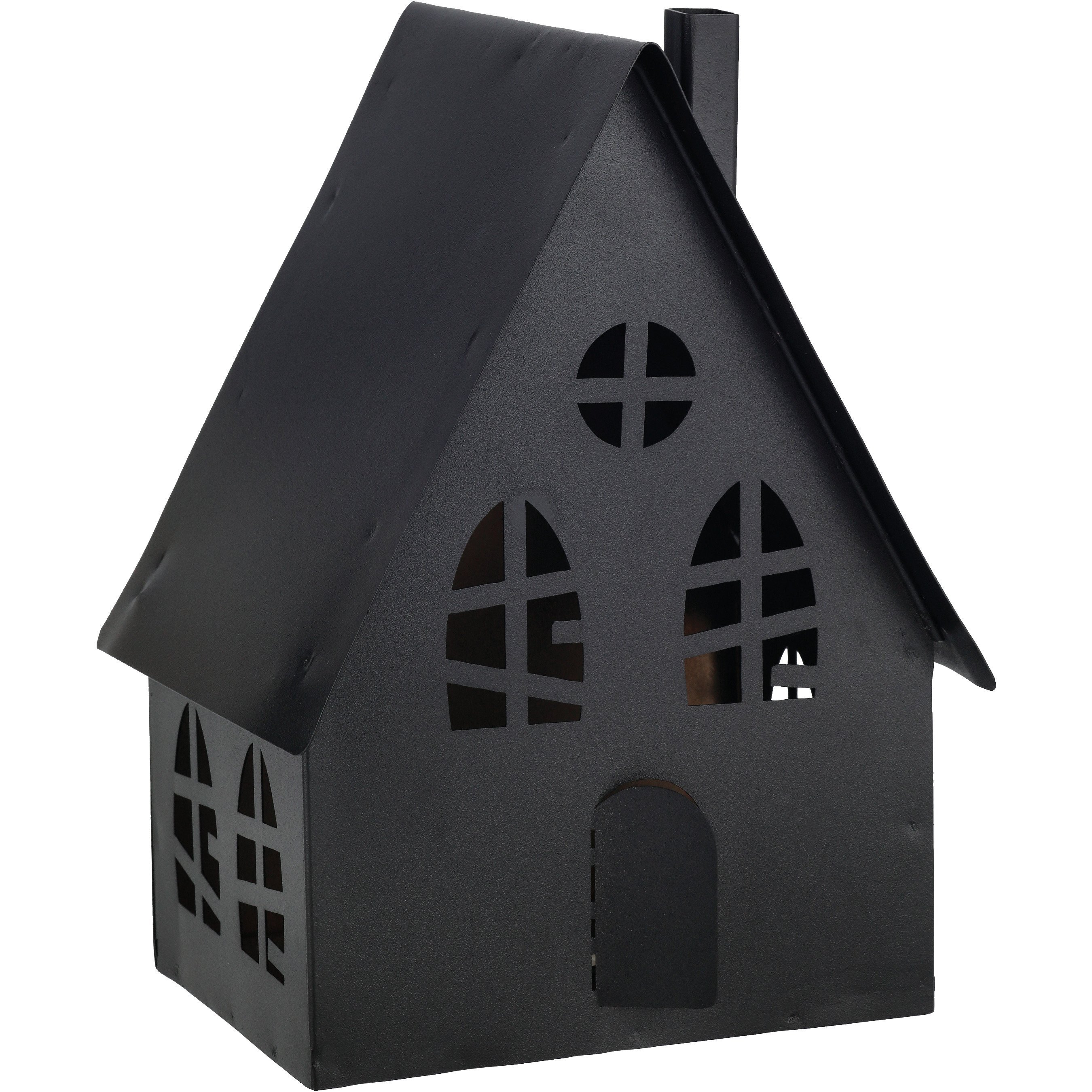 Destination Holiday Metal House Halloween Decoration - Black - Shop ...