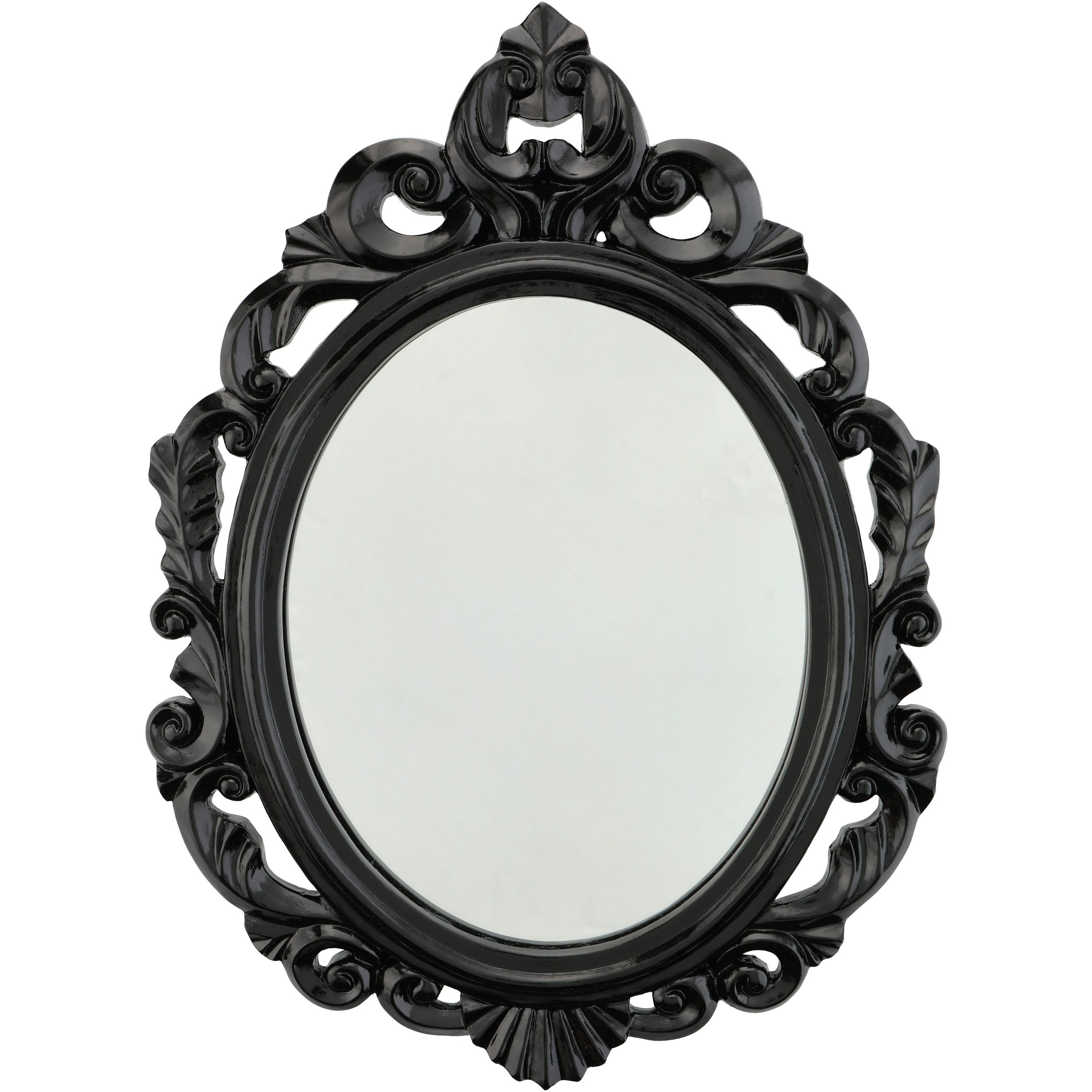 Destination Holiday Decorative Filigree Halloween Black Mirror - Shop ...