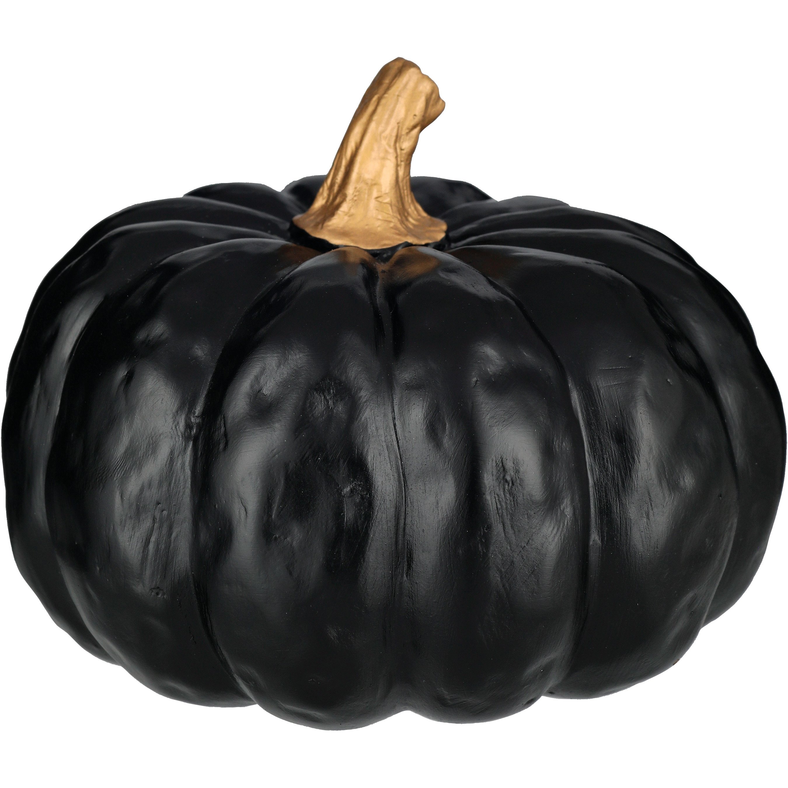 Destination Holiday Decorative Halloween Tabletop Pumpkin - Black ...