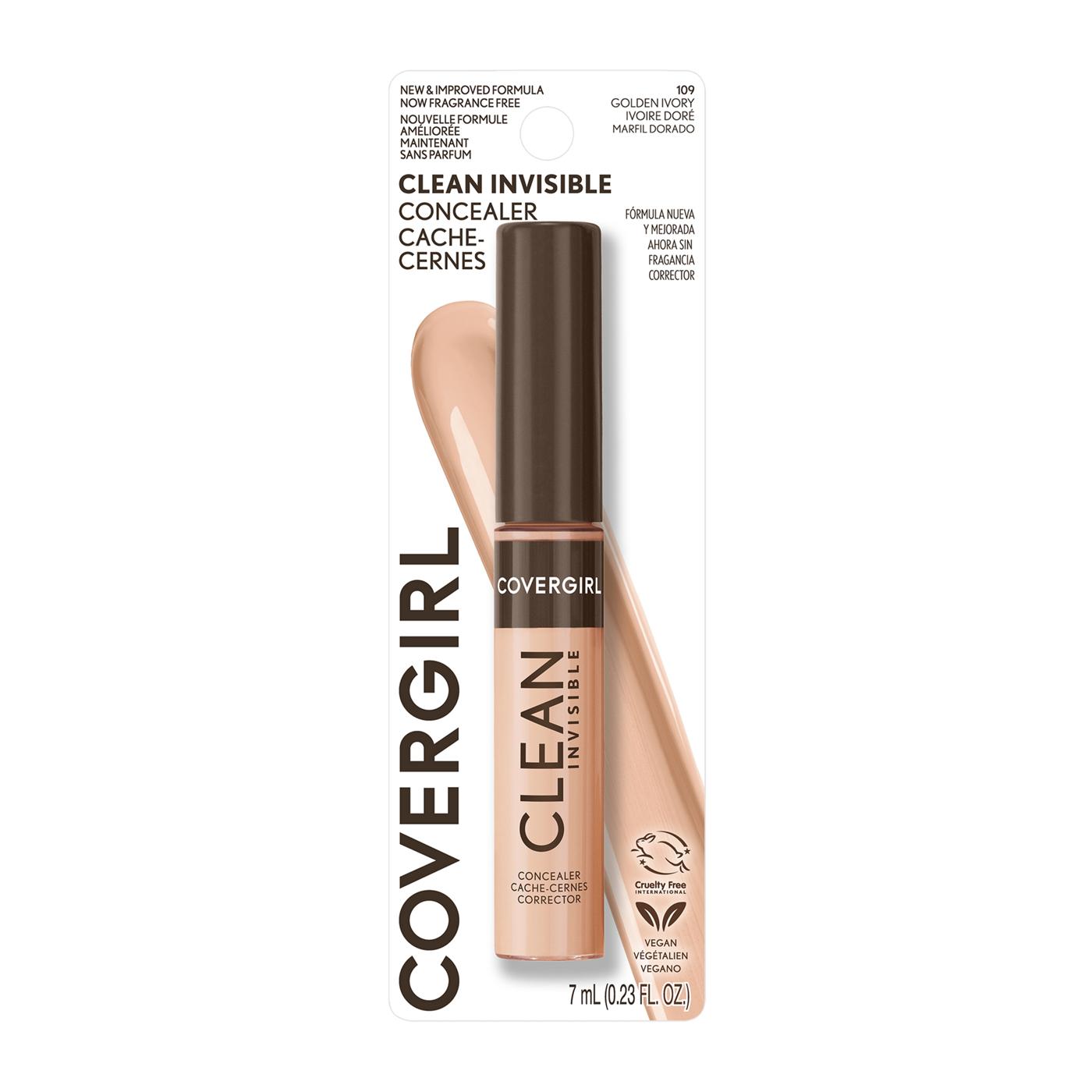 Covergirl Clean Invisible Concealer - Golden Ivory - Shop Concealer ...
