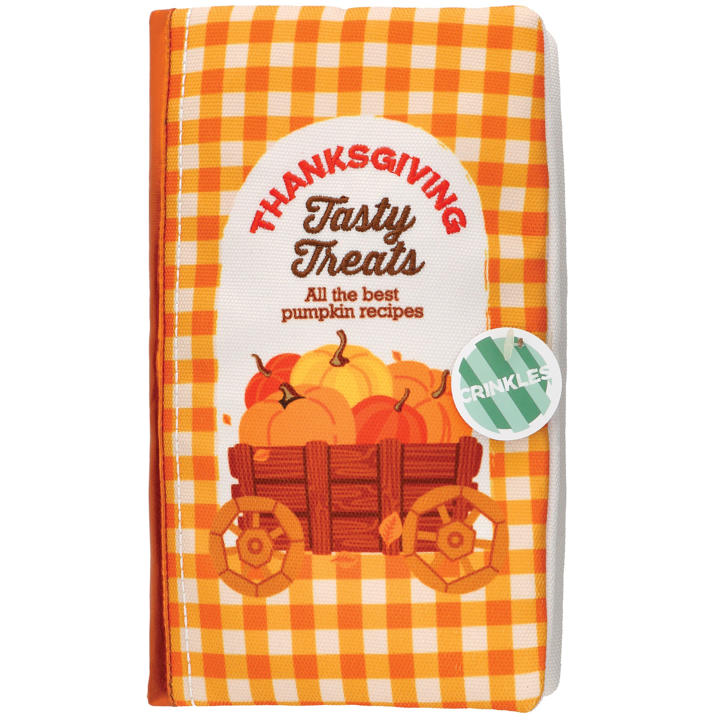 Woof & Whiskers Dog Toy - Thanksgiving Cookbook - Shop Plush toys at H-E-B