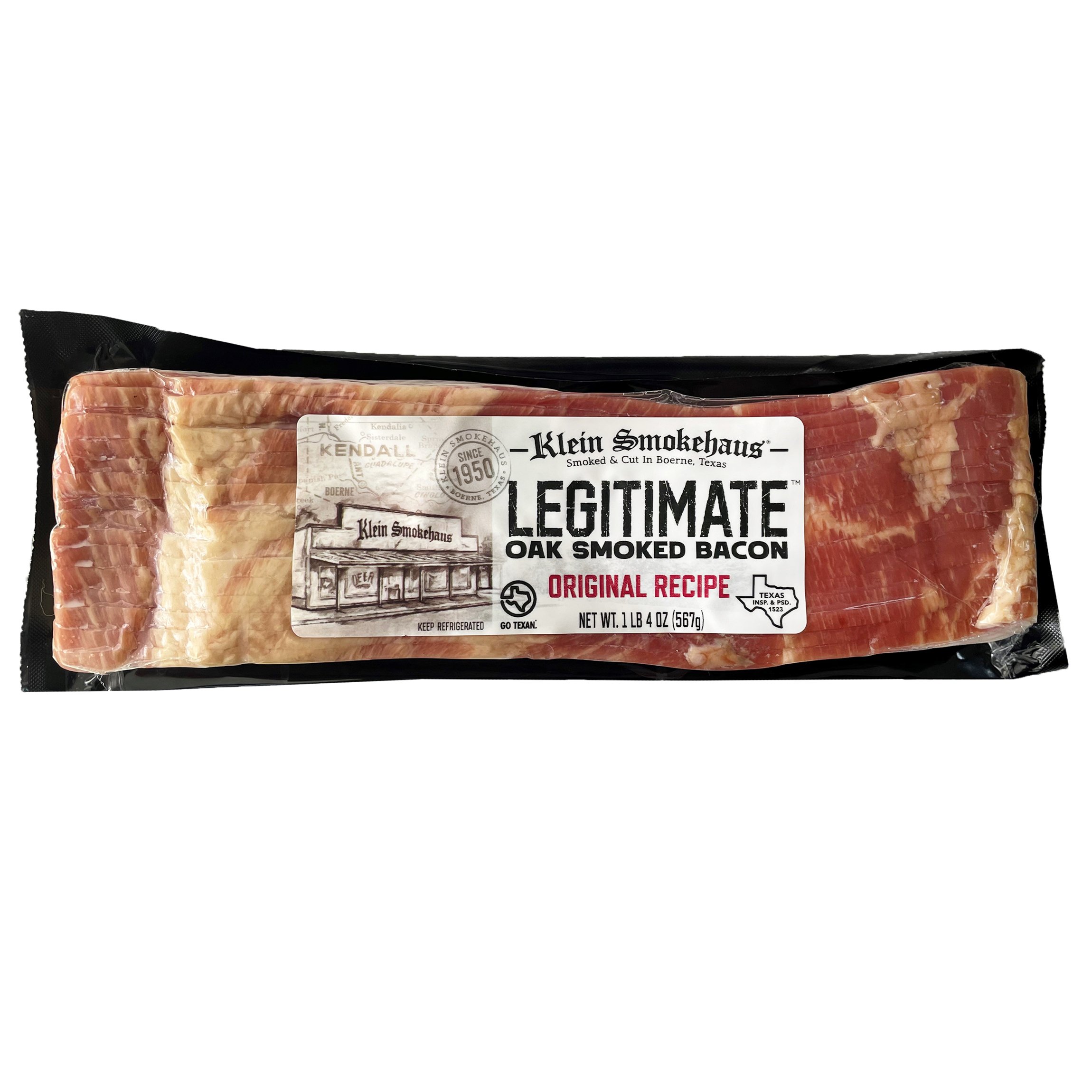 Klein Smokehaus Legitimate Oak Smoked Bacon - Shop Bacon at H-E-B