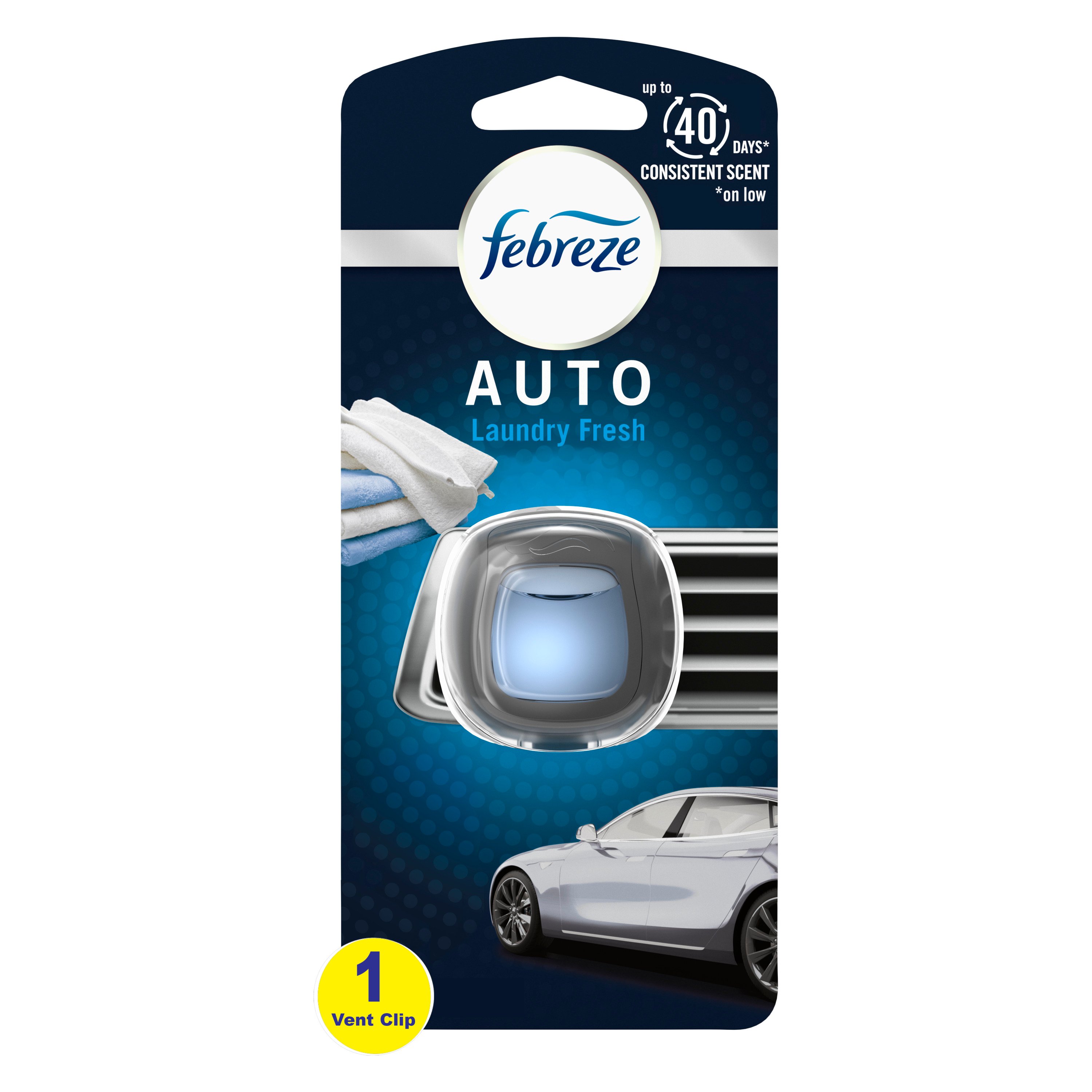 Febreze Auto Vent Clip Air Freshener - Laundry Fresh - Shop Car ...