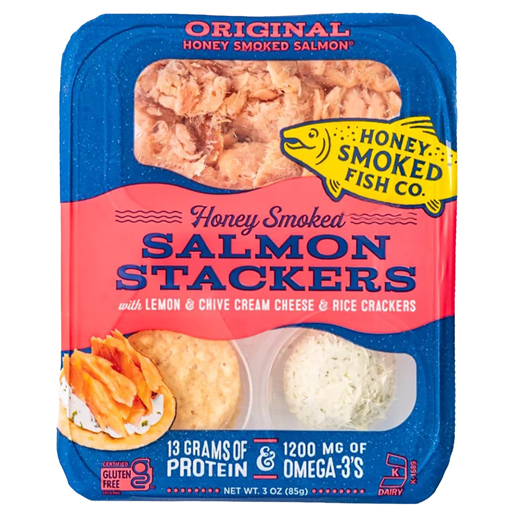 Honey Smoked Fish Co. Honey Smoked Salmon Stackers - Original - Shop Fish at H-E-B