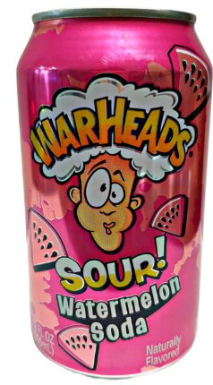 Warheads Watermelon Sour Soda - Shop Soda at H-E-B