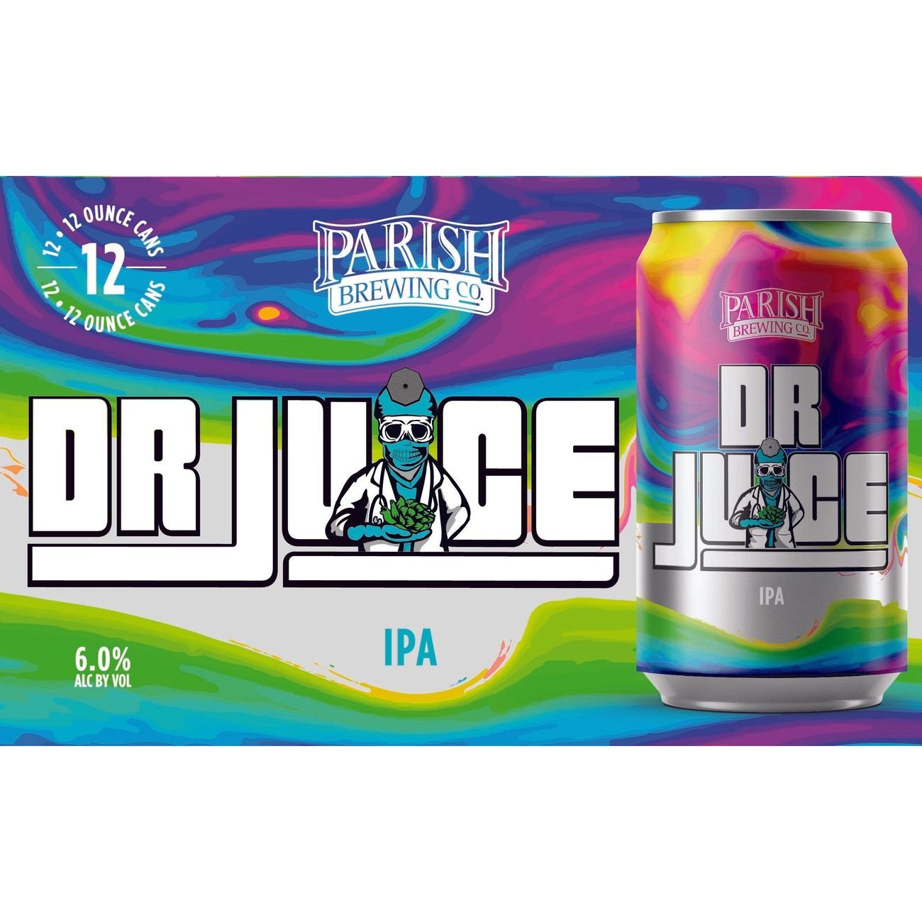 Parish Brewing Dr. Juice IPA Beer 12 pk Cans - Shop Beer at H-E-B