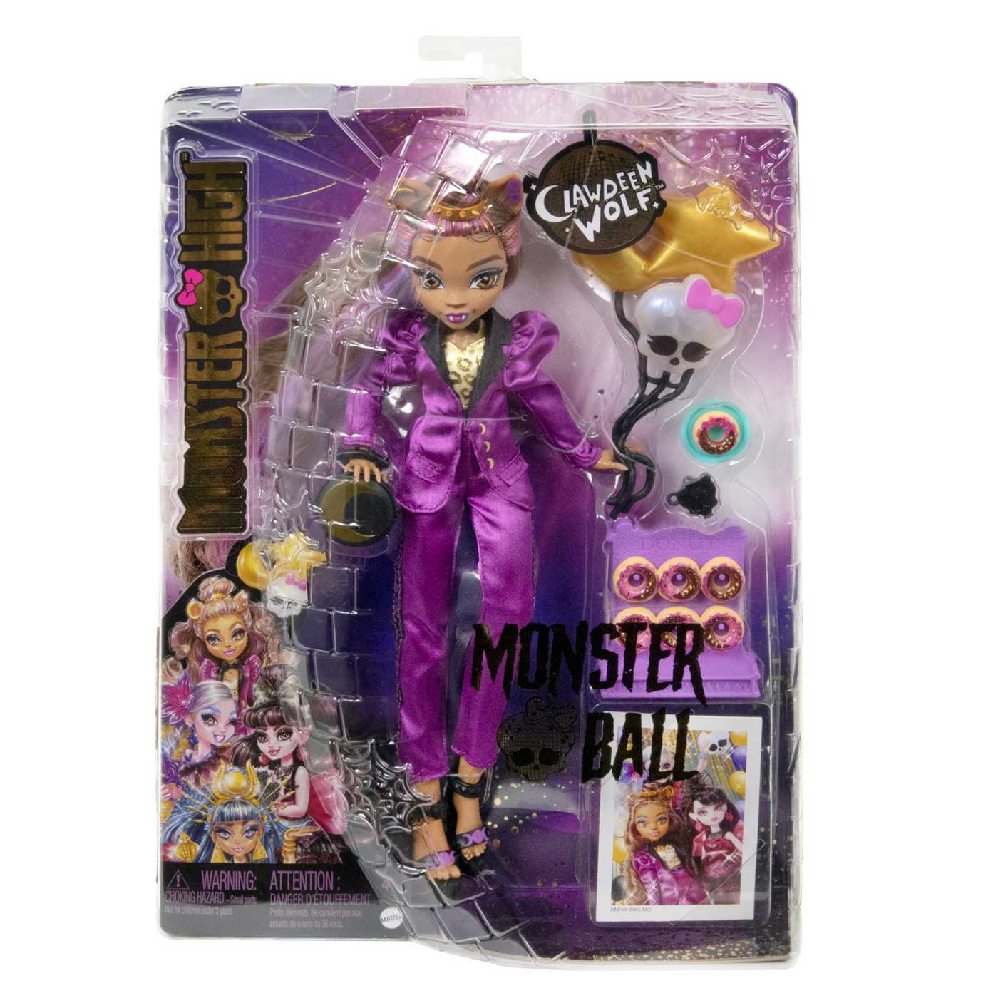 Monster High Monster Ball Clawdeen Wolf Doll Set - Shop Action figures ...