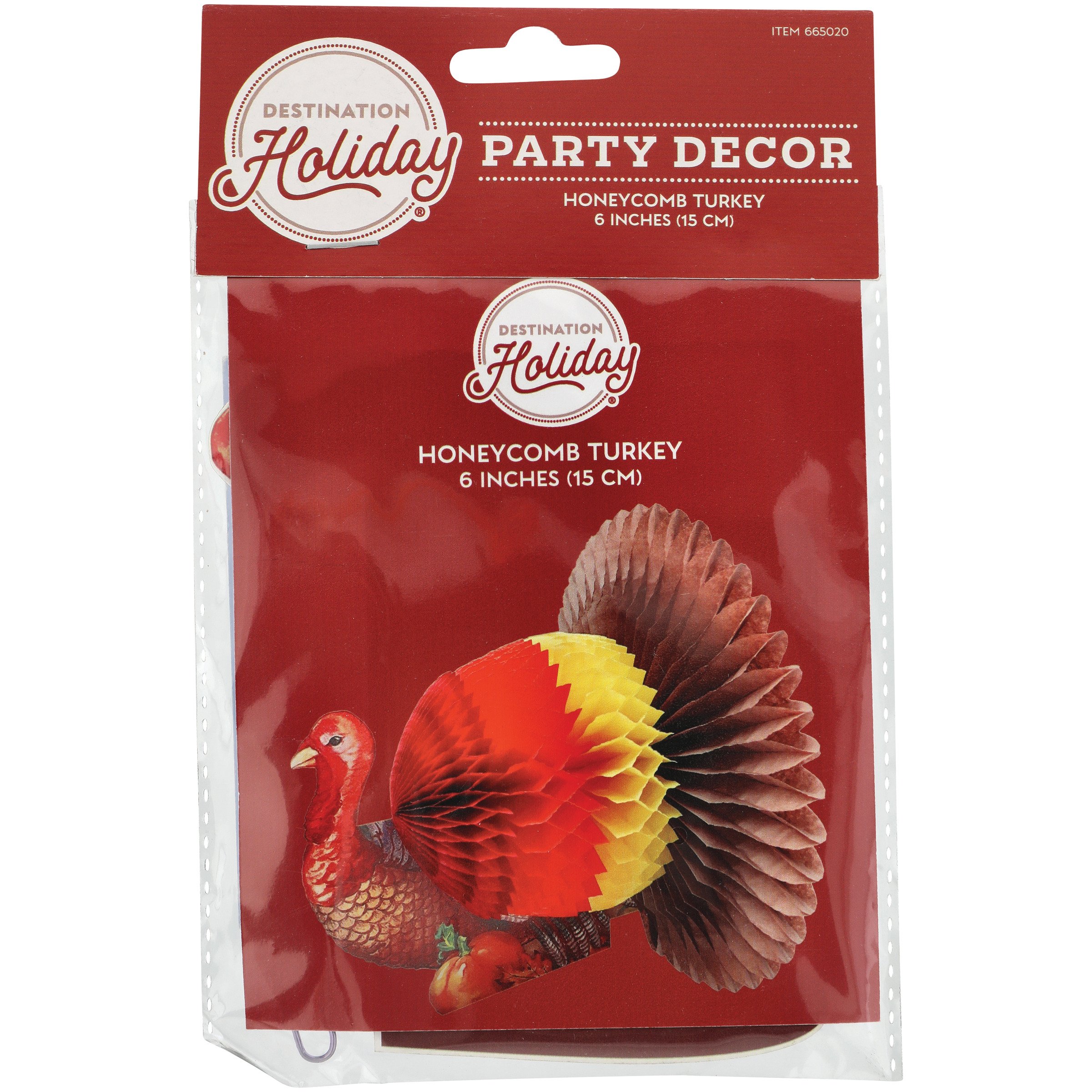 Destination Holiday Thanksgiving Honeycomb Turkey Centerpiece - Shop ...