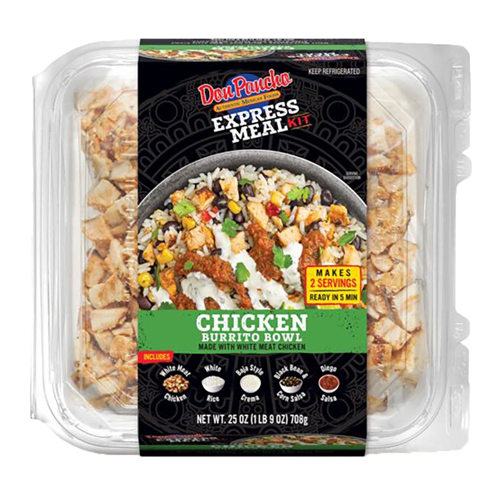 Don Pancho Express Meal Kit - Chicken Burrito Bowl - Shop Meal kits at ...