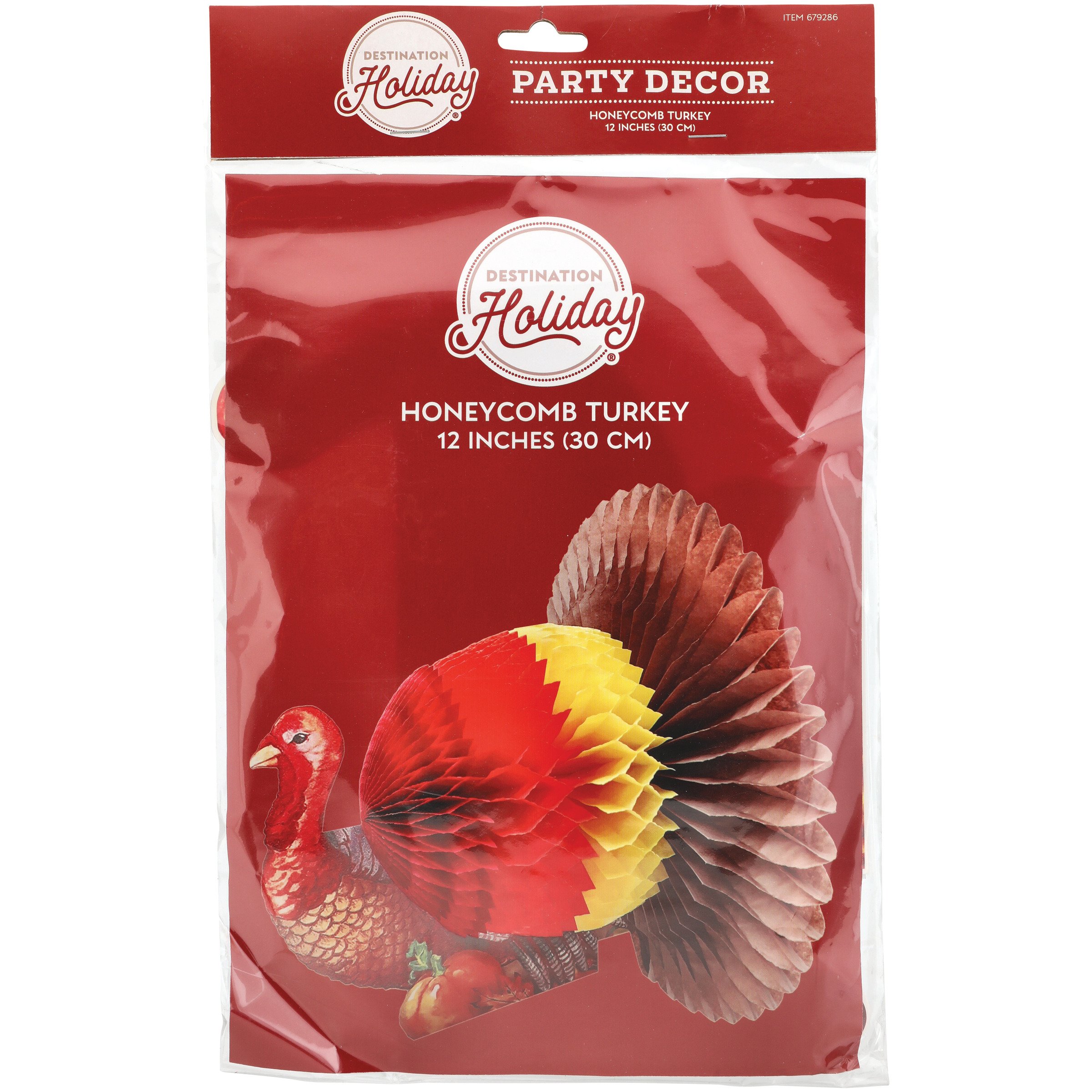 Destination Holiday Thanksgiving Honeycomb Turkey Centerpiece - Shop ...
