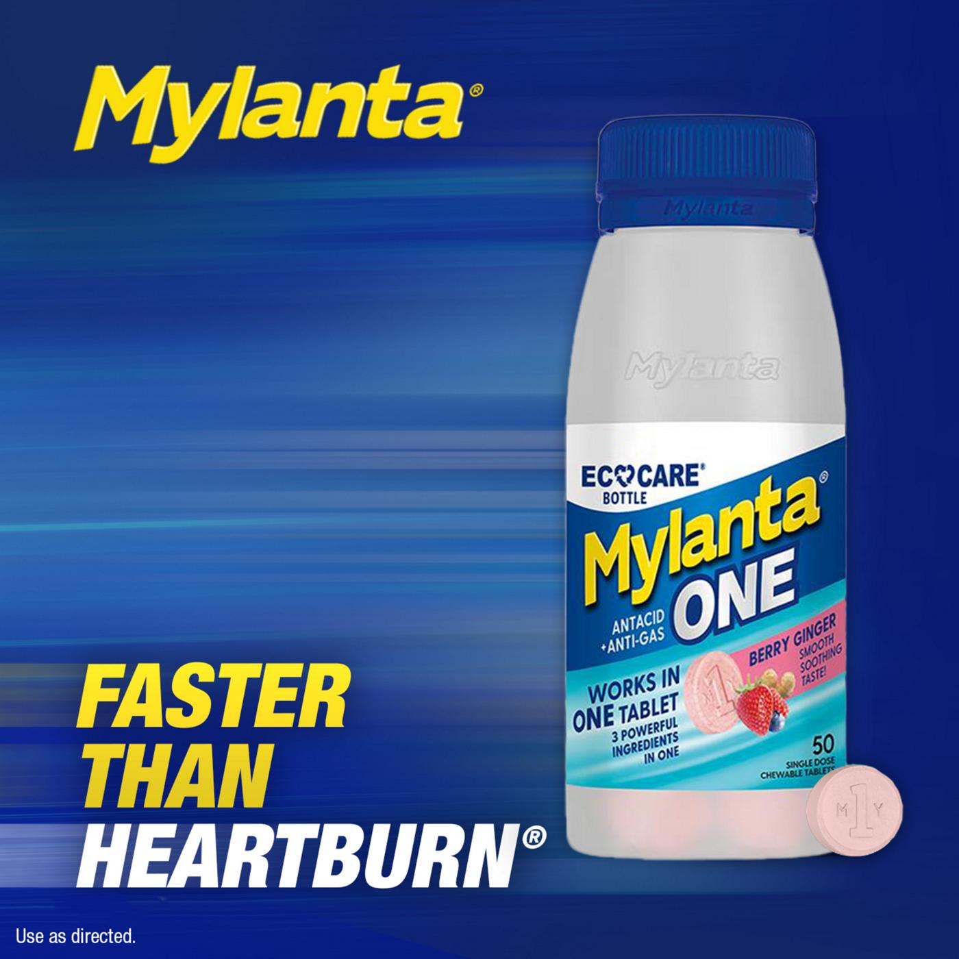 Mylanta One Antacid & Anti-Gas Chewable Tablets - Berry Ginger - Shop ...