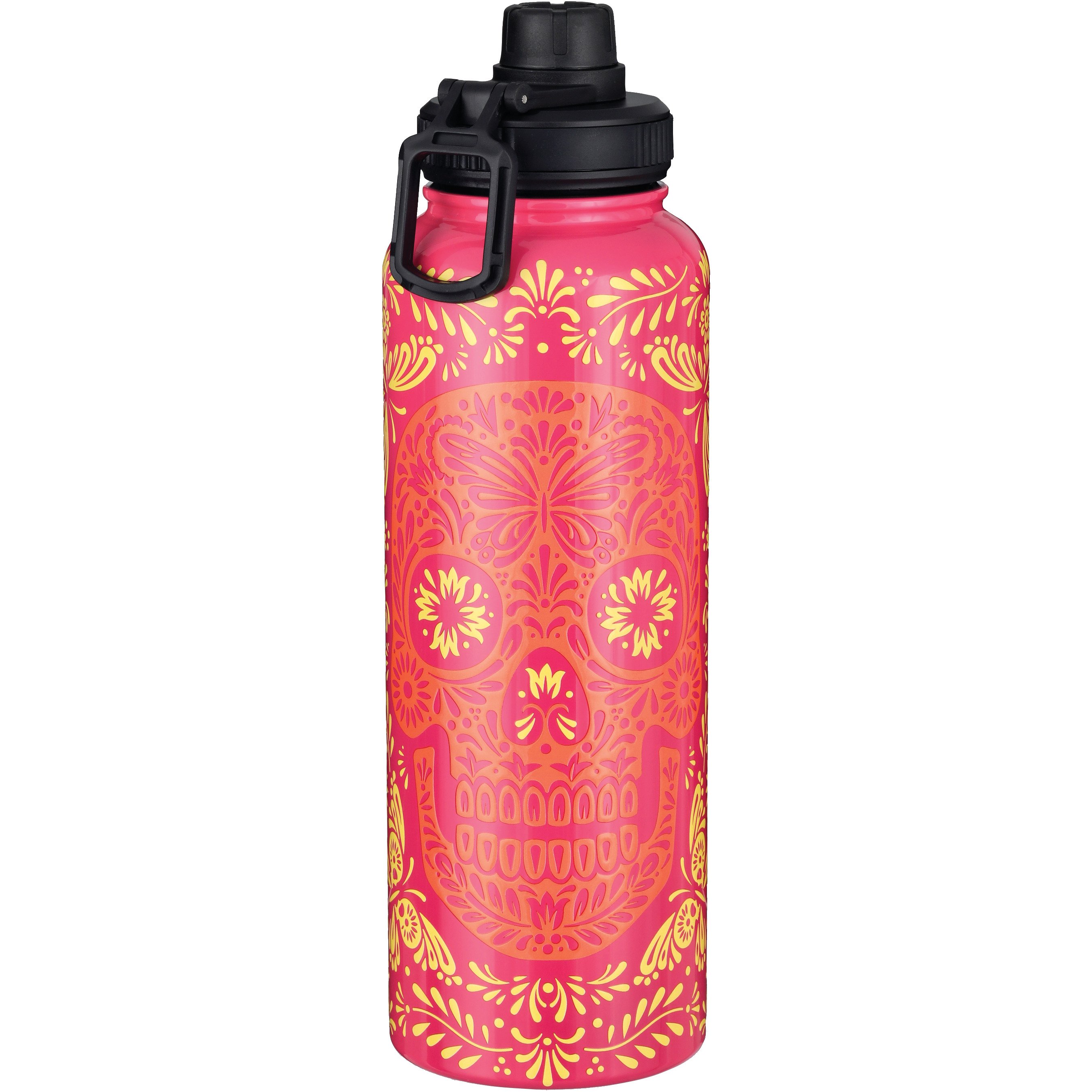 Destination Holiday Day of the Dead Sugar Skull Stainless Steel Chug ...