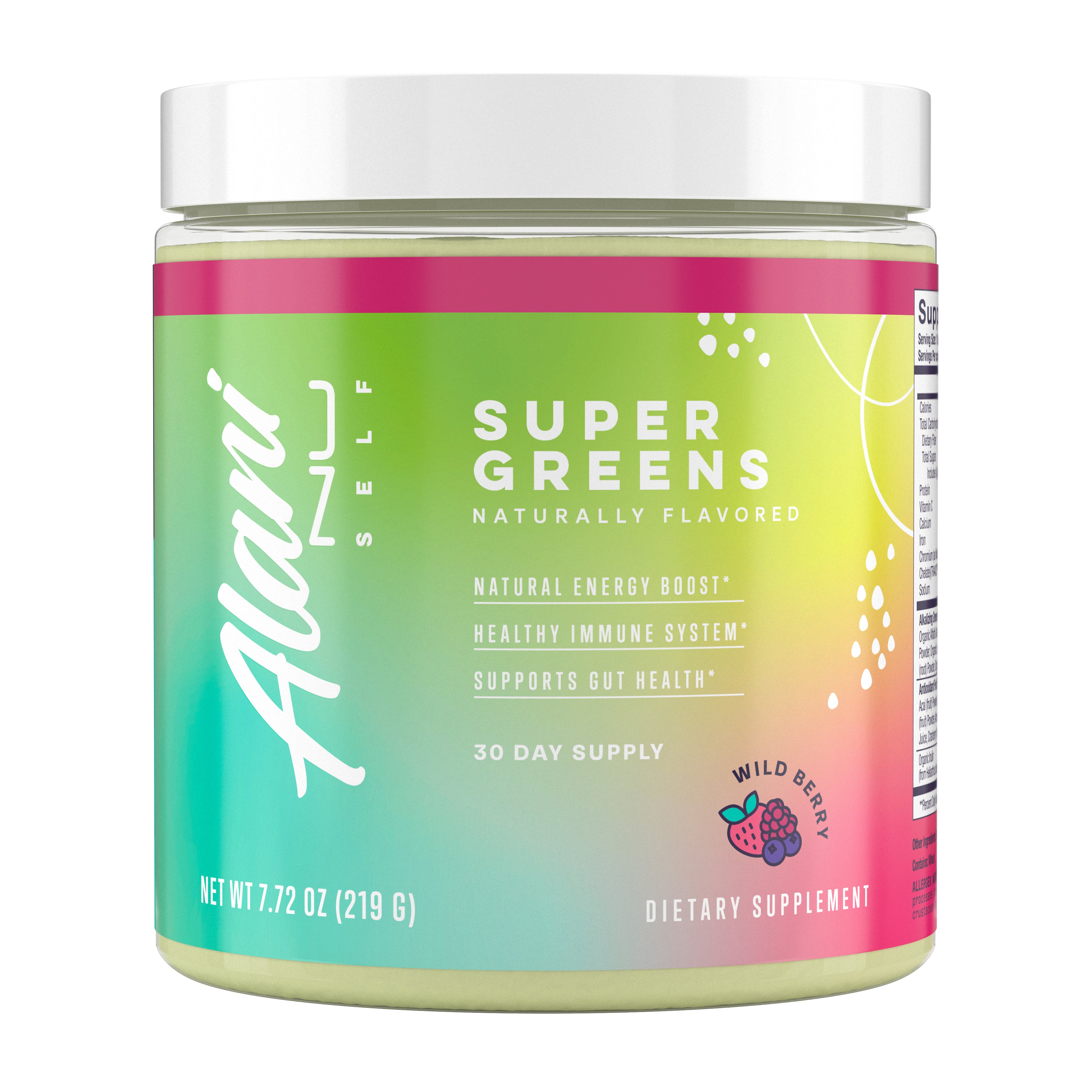 Alani Nu Super Greens Supplement - Wild Berry - Shop Diet & fitness at ...