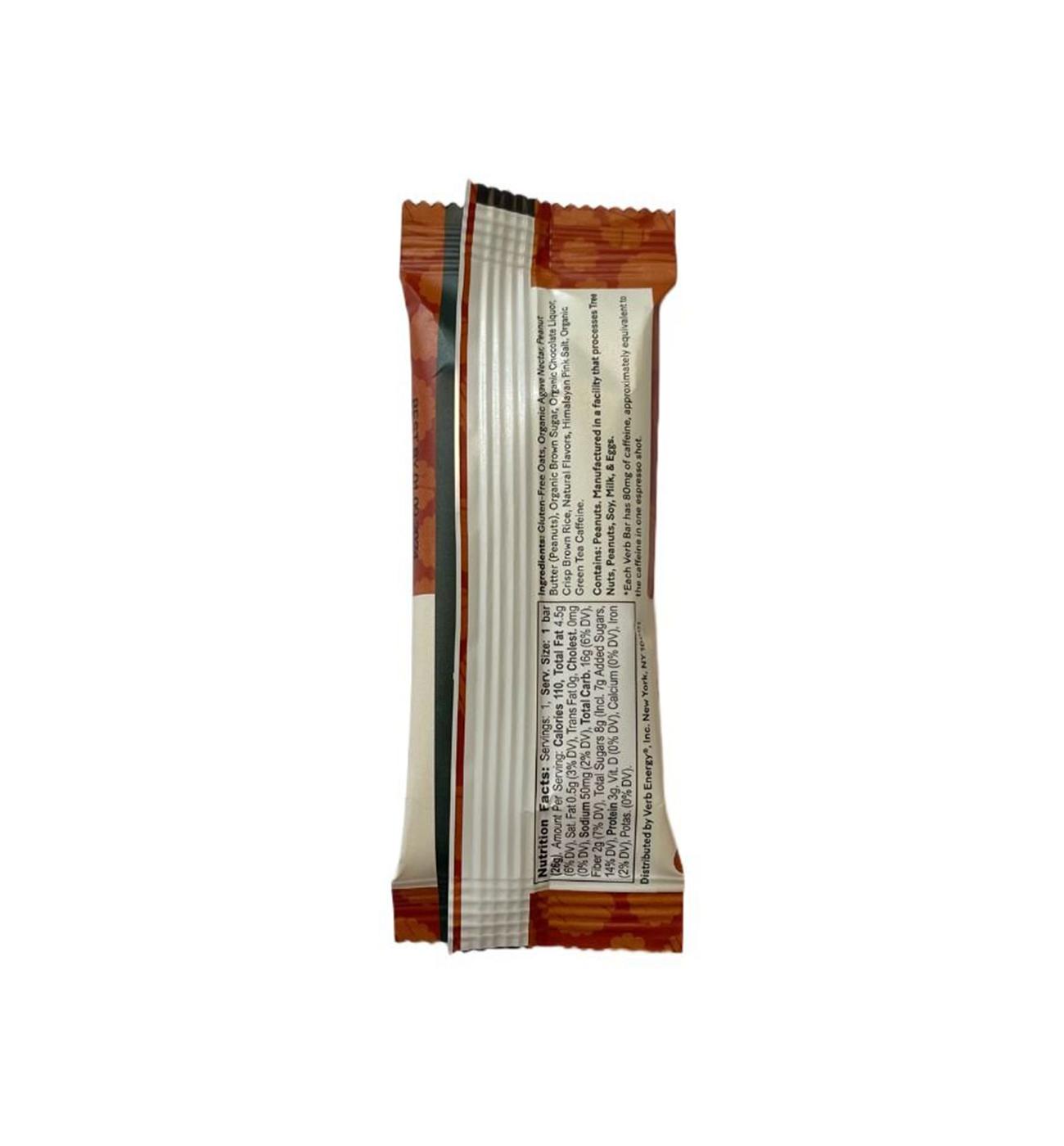 Verb Energy Chocolate Peanut Butter Cup Caffeinated Energy Bar - Shop ...