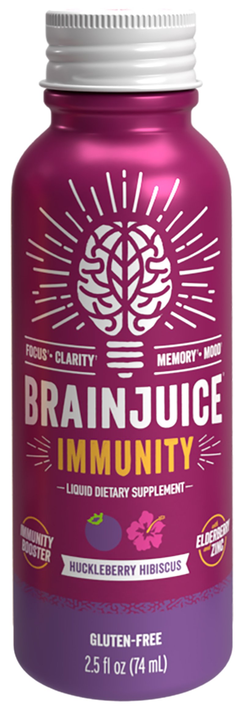 BrainJuice Immunity Liquid Supplement - Huckleberry Hibiscus - Shop ...
