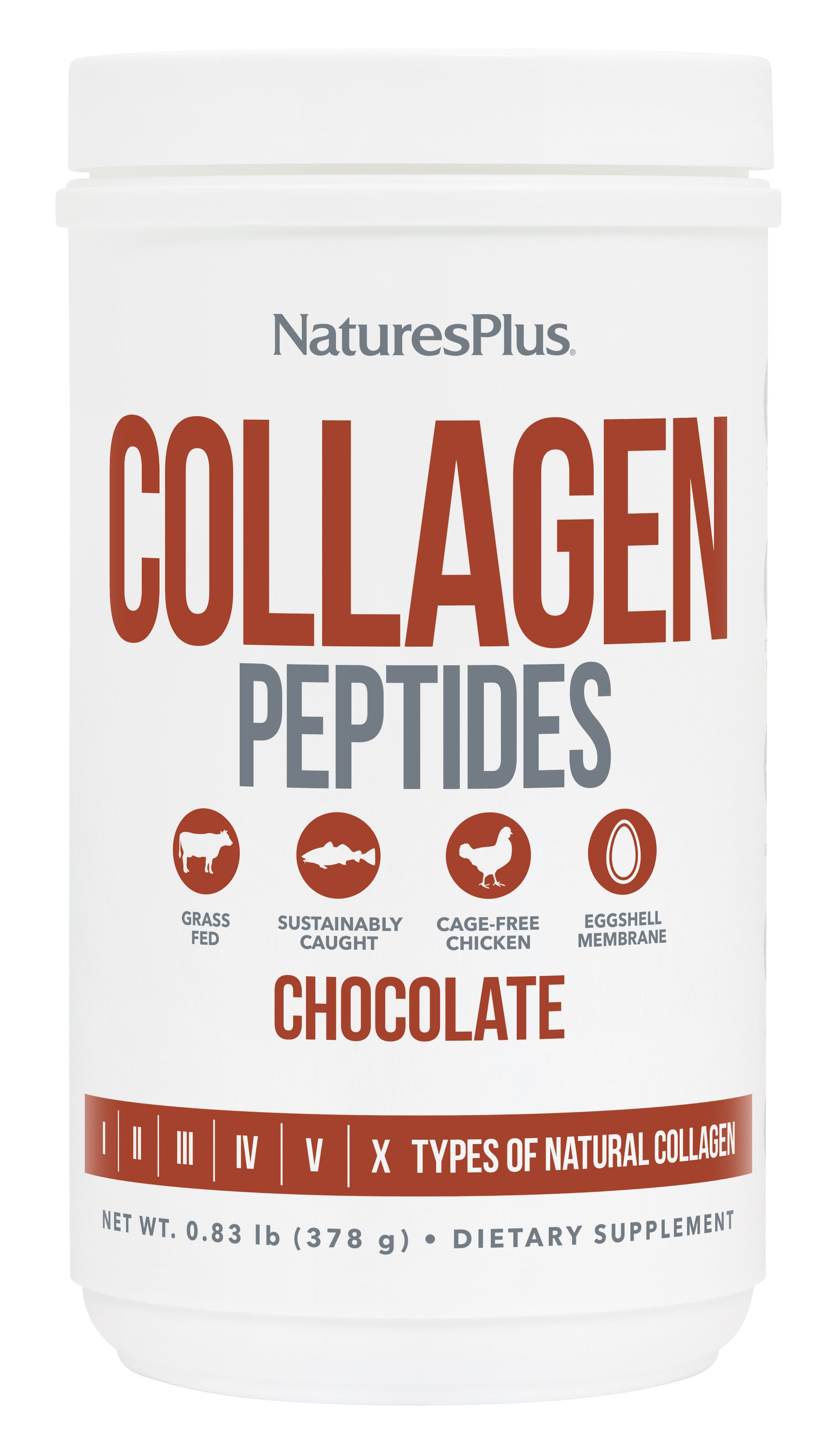 NaturesPlus Chocolate Collagen Peptides, 0.83 lb | Central Market ...