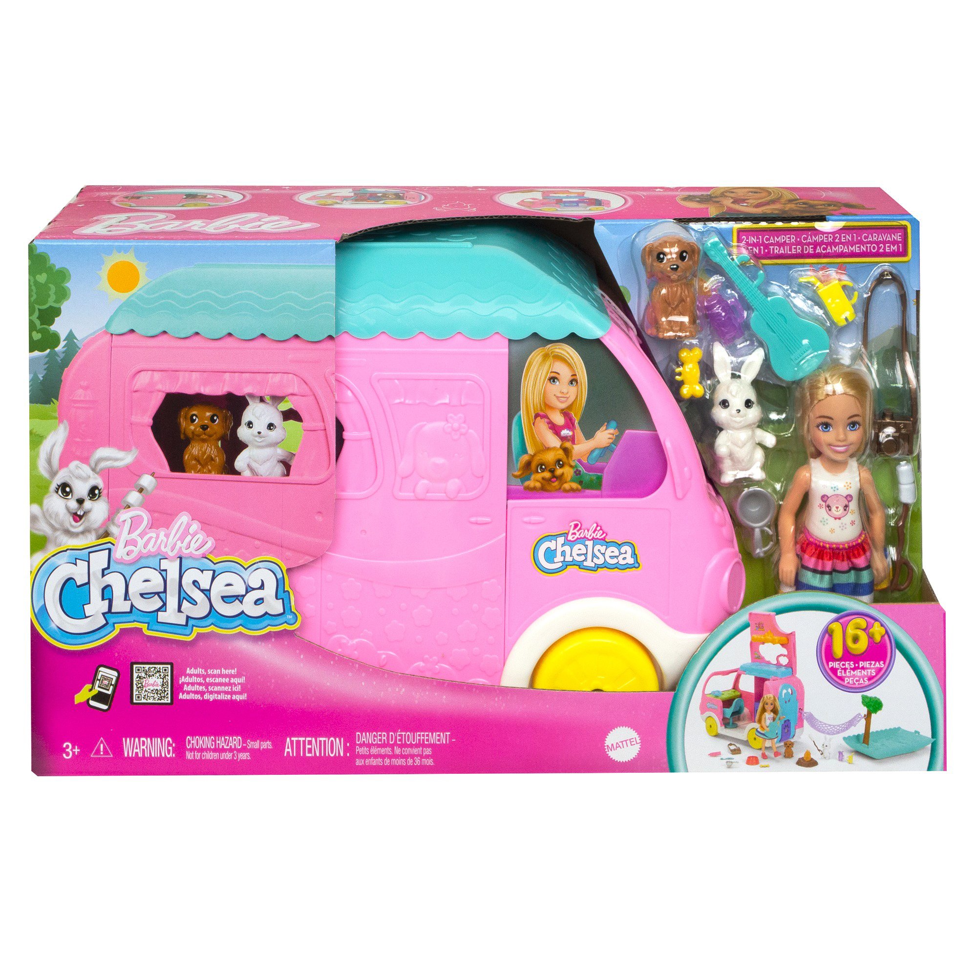 Barbie 2-in-1 Chelsea Camper Playset - Shop Playsets at H-E-B