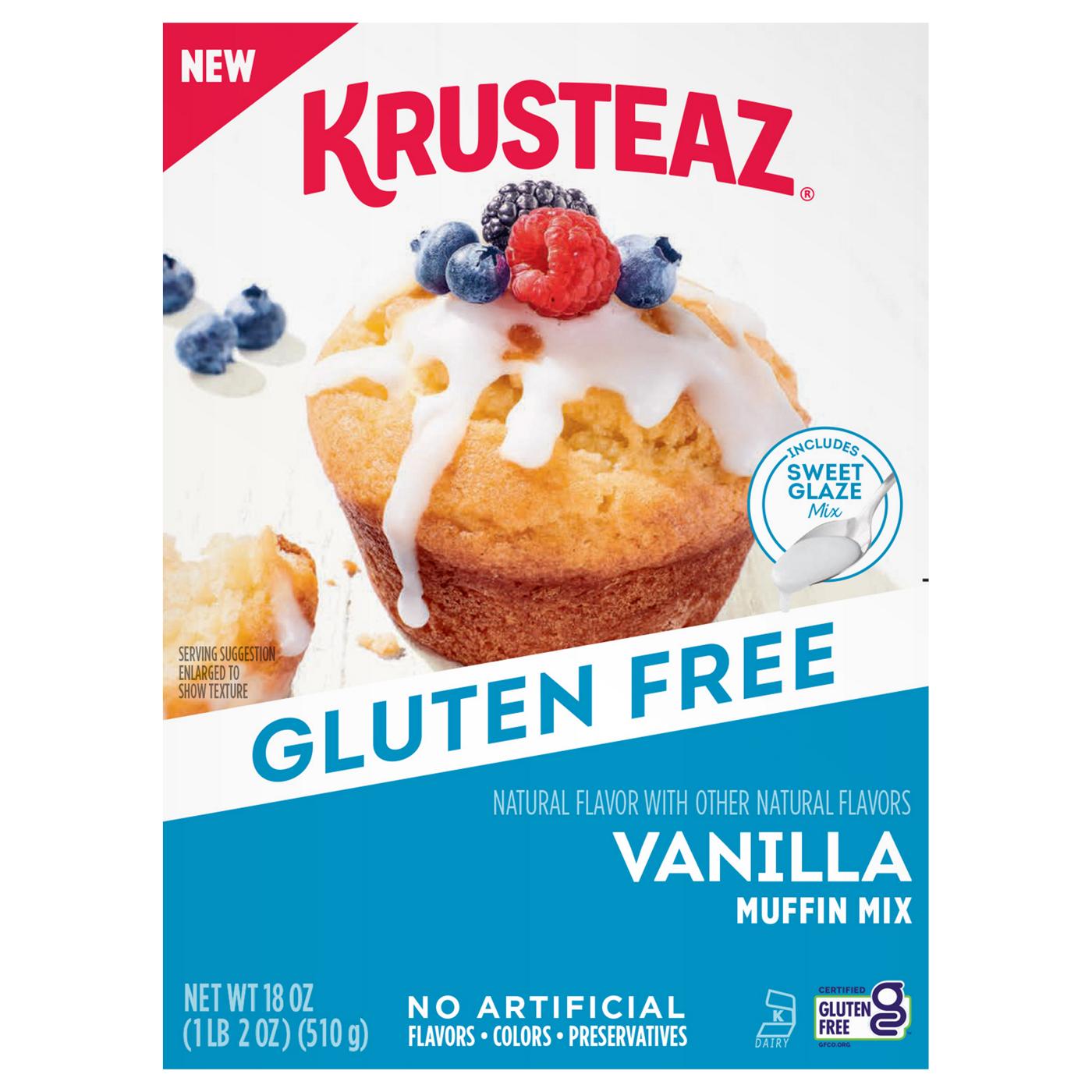 Krusteaz Gluten Free Vanilla Muffin Mix - Shop Baking mixes at H-E-B